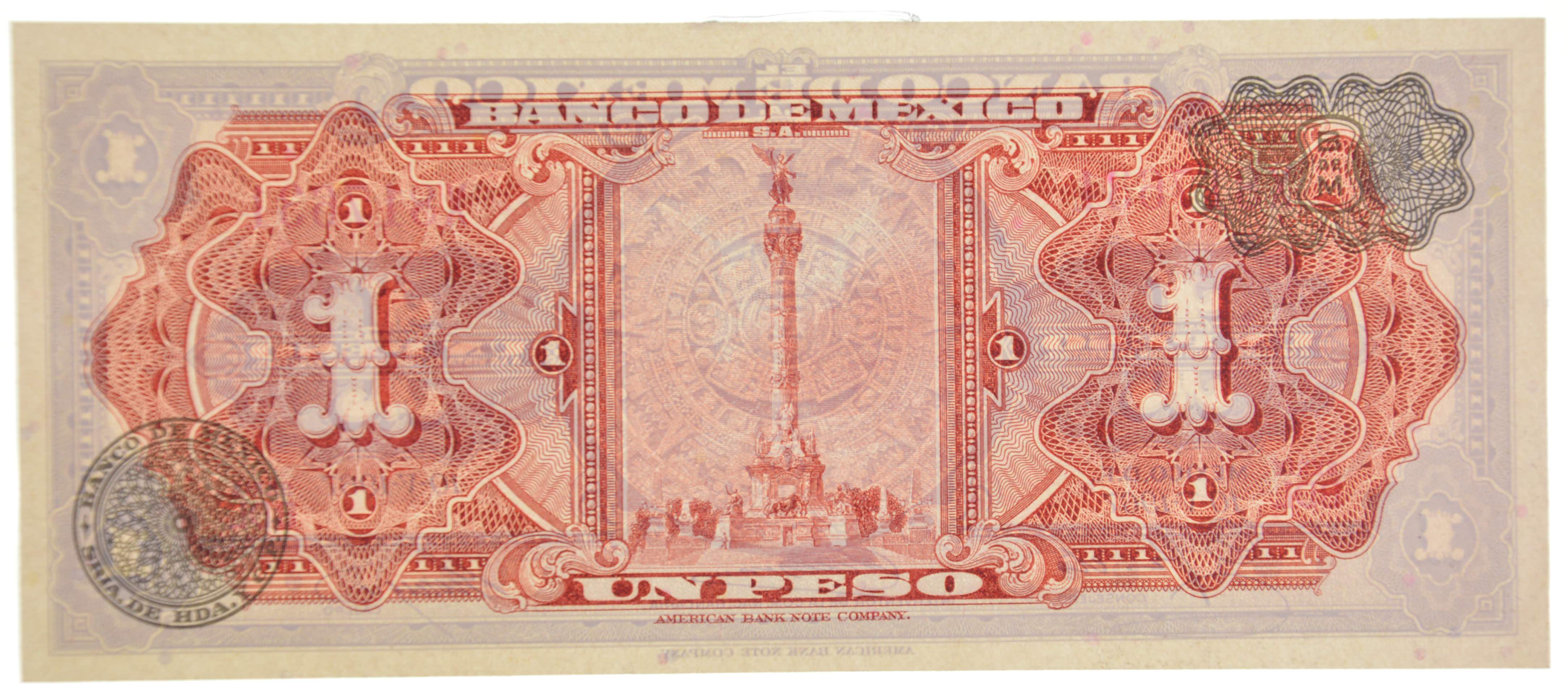 1967 Mexico One Peso Note | Property Room