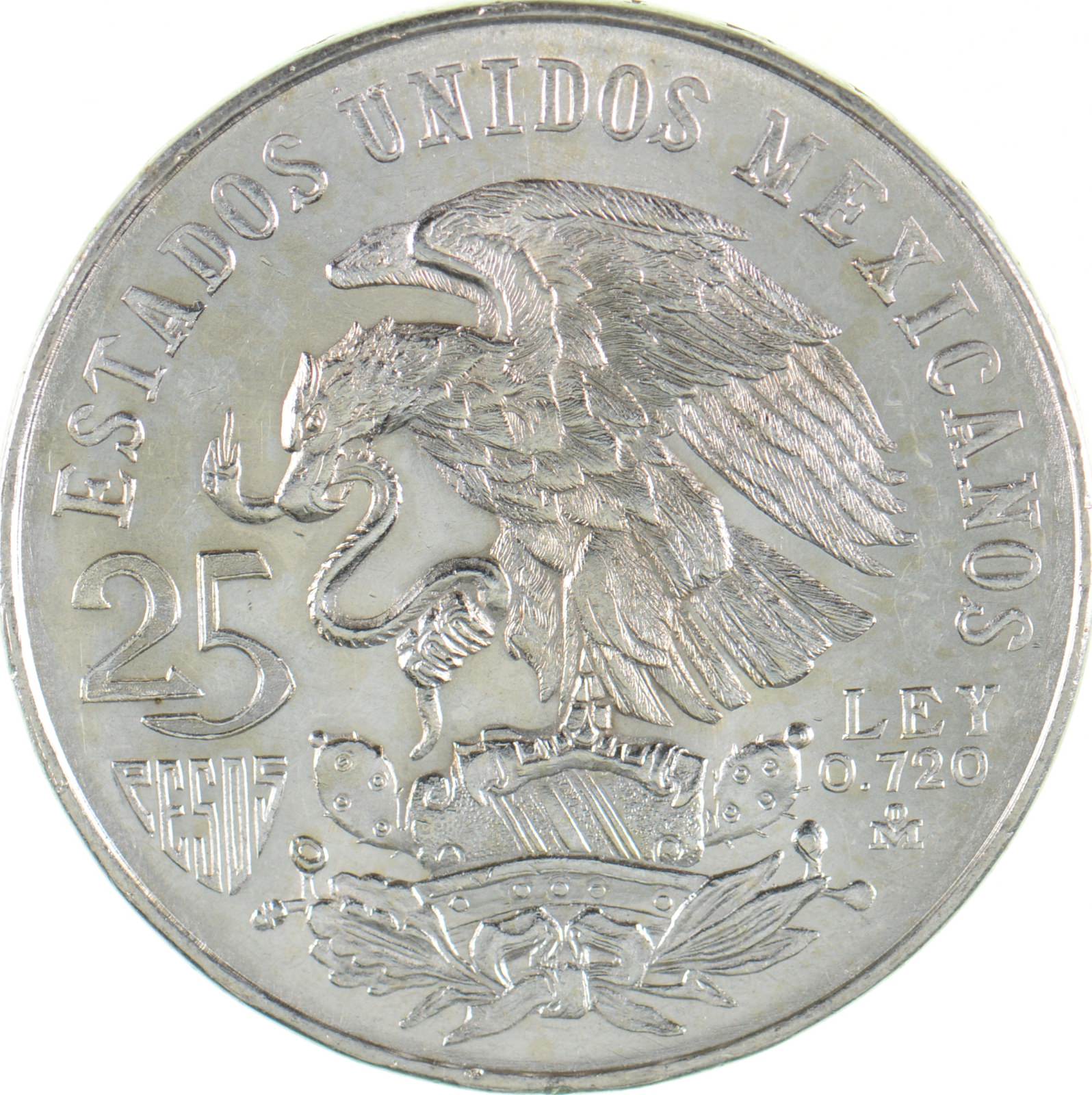 1968 Mexico 25 Pesos | Property Room