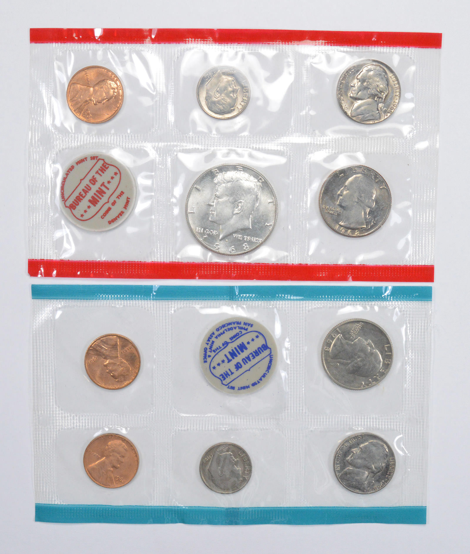1968 United States Mint Uncirculated Coin Sets | Property Room