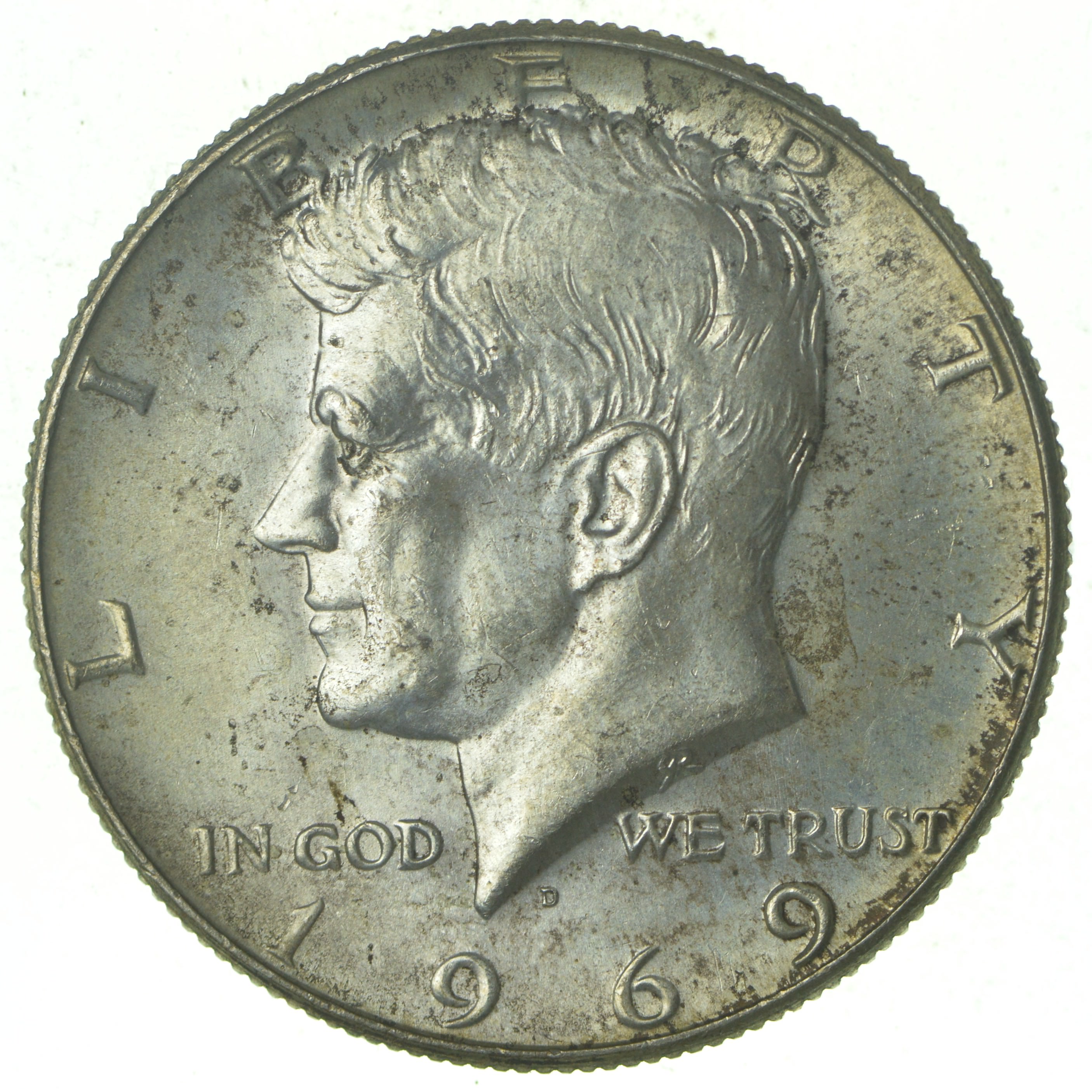 1969-D Denver Minted 40% Silver Kennedy Half Dollar | Property Room