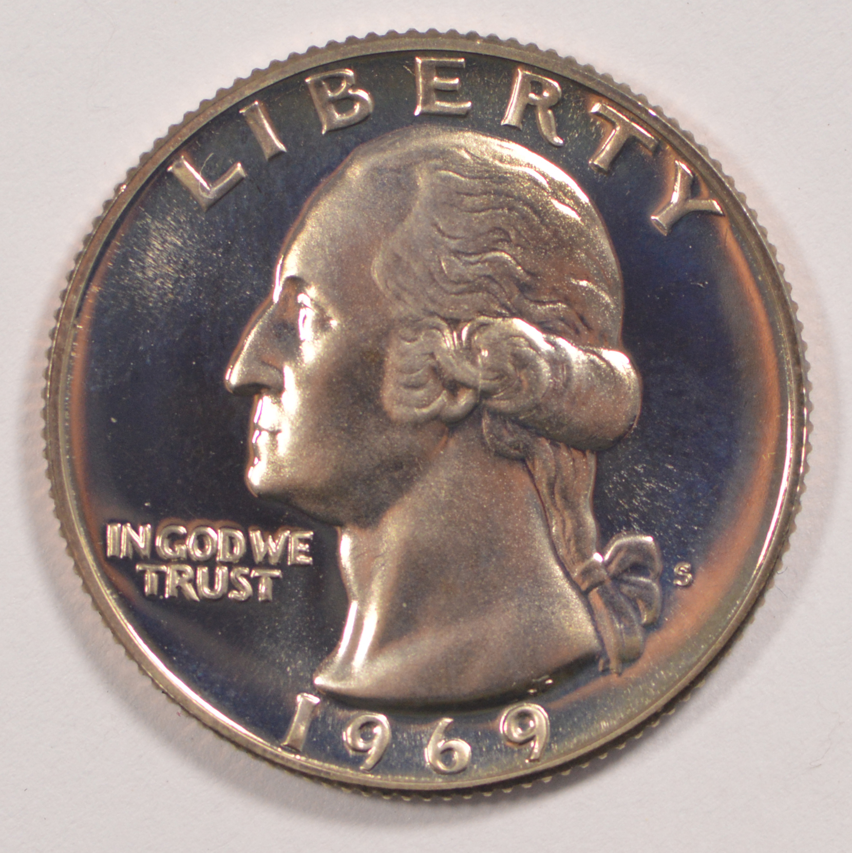 1969-S PROOF Washington Quarter - San Francisco Minted | Property Room