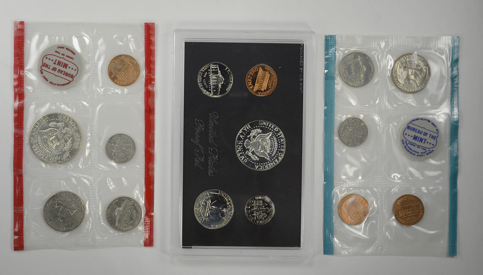 1970 US Proof & Mint Sets - Coin Collection Bundle - 2 Sets - 1 Price ...