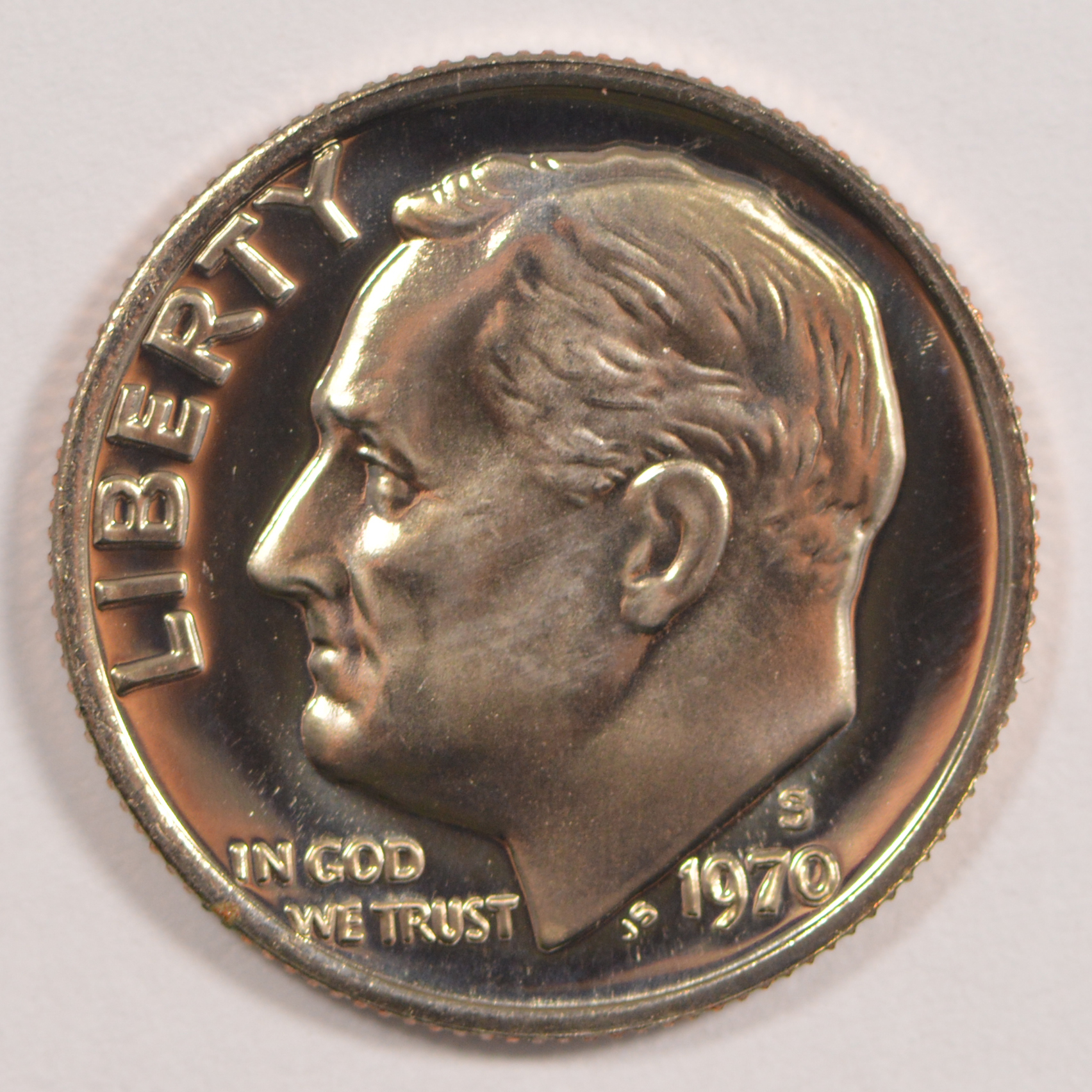 1970-S PROOF Roosevelt Dime - San Francisco Minted | Property Room