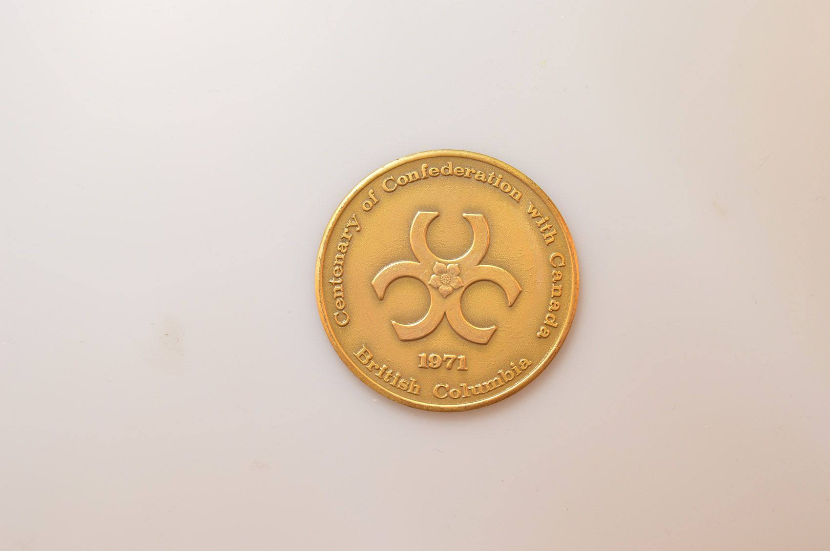 1971 British Columbia Centennial Commemorative Medallion | Property Room