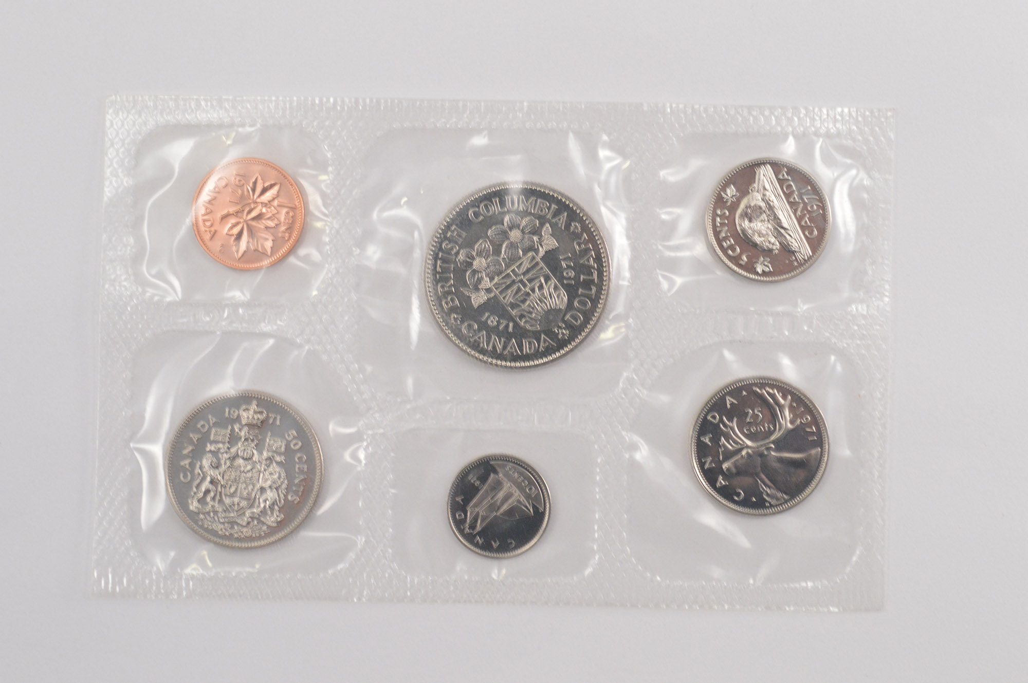 1971 Canadian Mint 6 Uncirculated Coin Set | Property Room