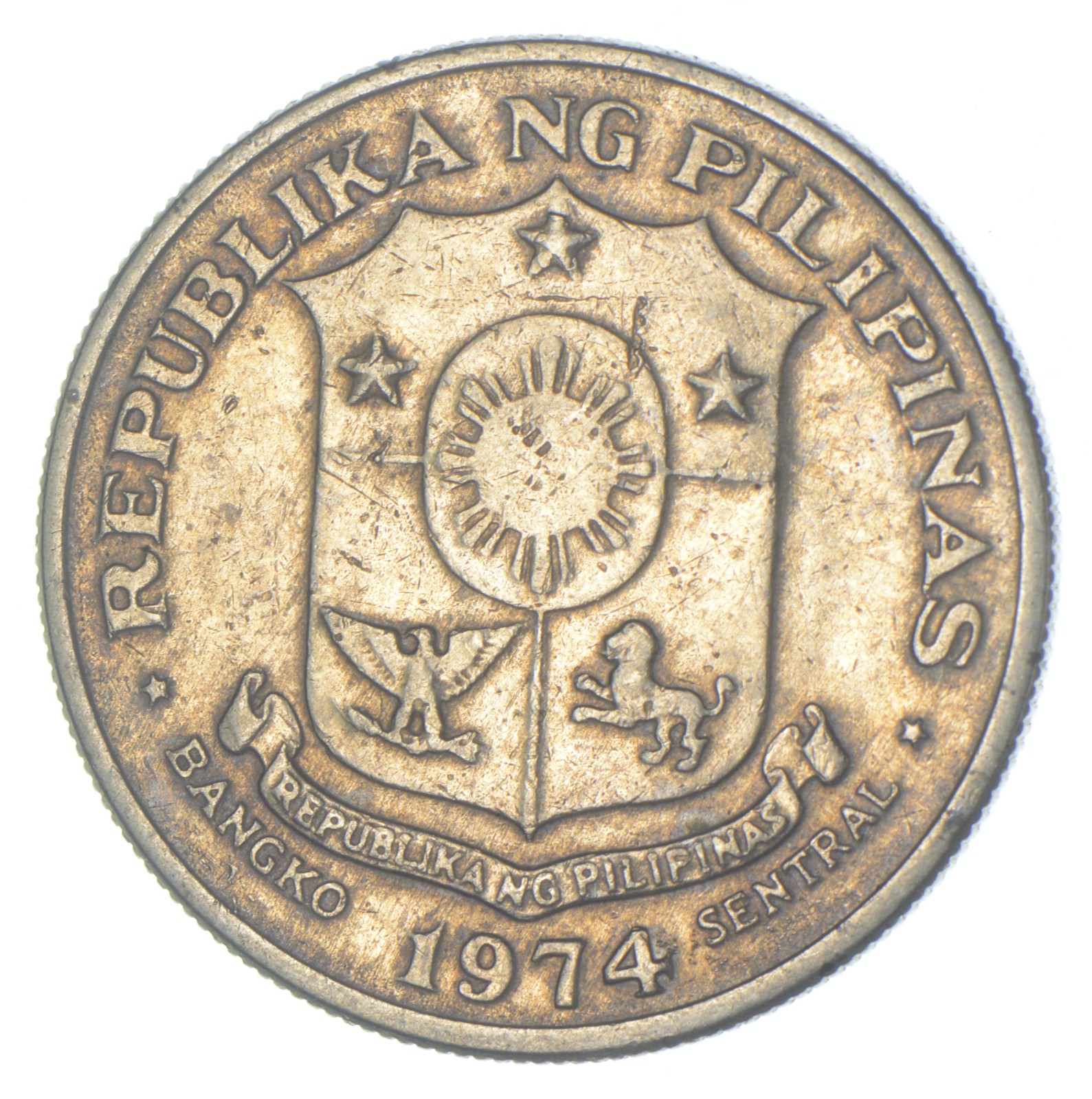 1974 Philippines 1 Piso Charles Coin Collection Property Room