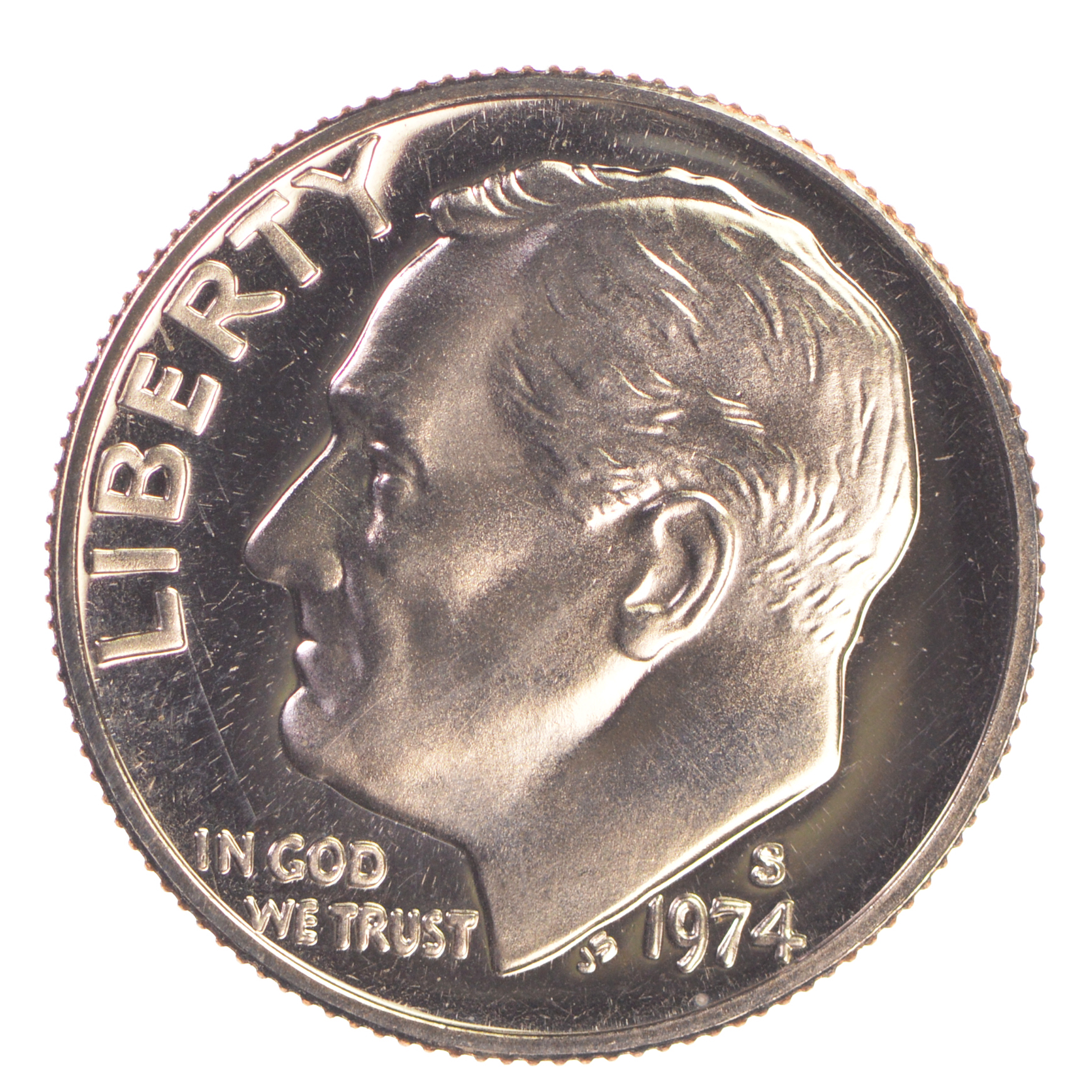 1974-S PROOF Roosevelt Dime - San Francisco Minted | Property Room