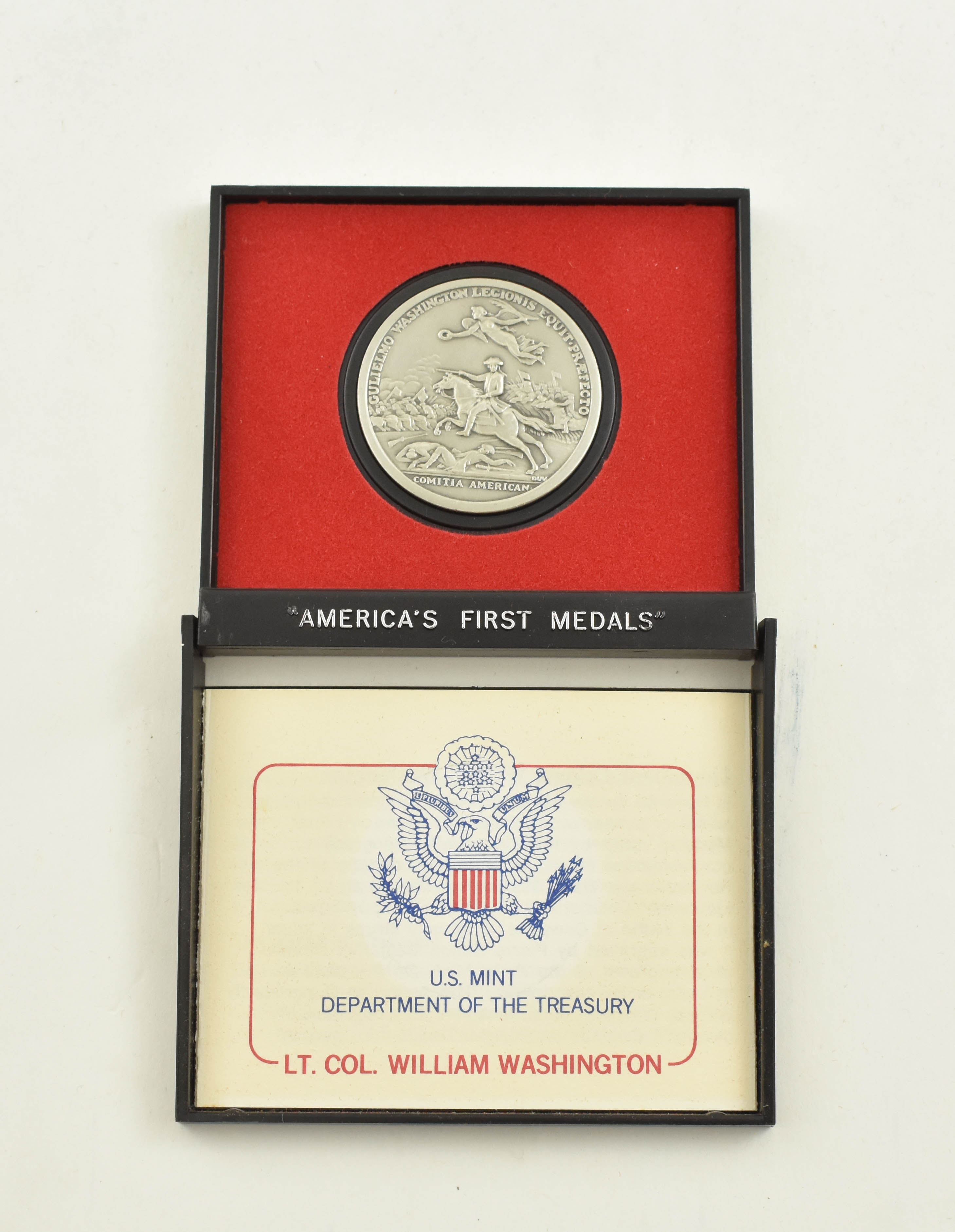 1976 1776 Bicentennial Official US Mint Historic Commemorative Medal ...