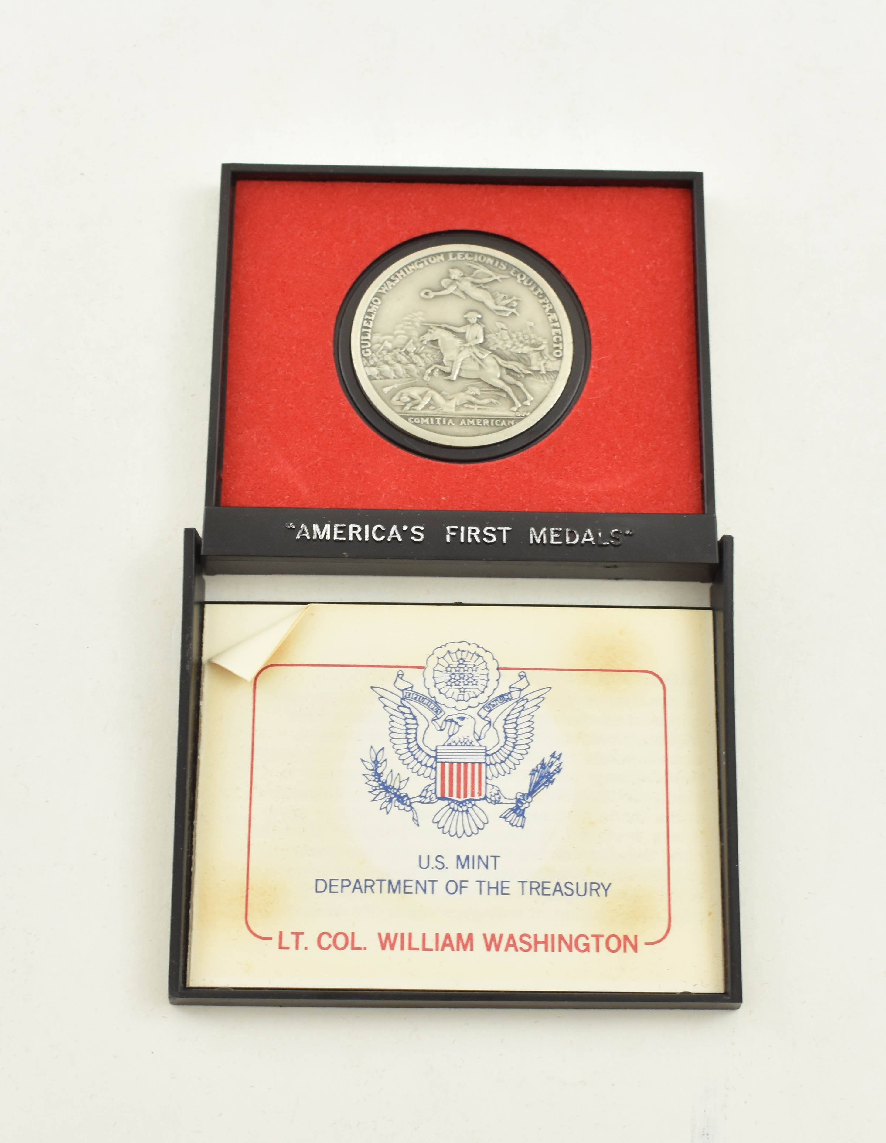 1976 1776 Bicentennial Official US Mint Historic Commemorative Medal ...