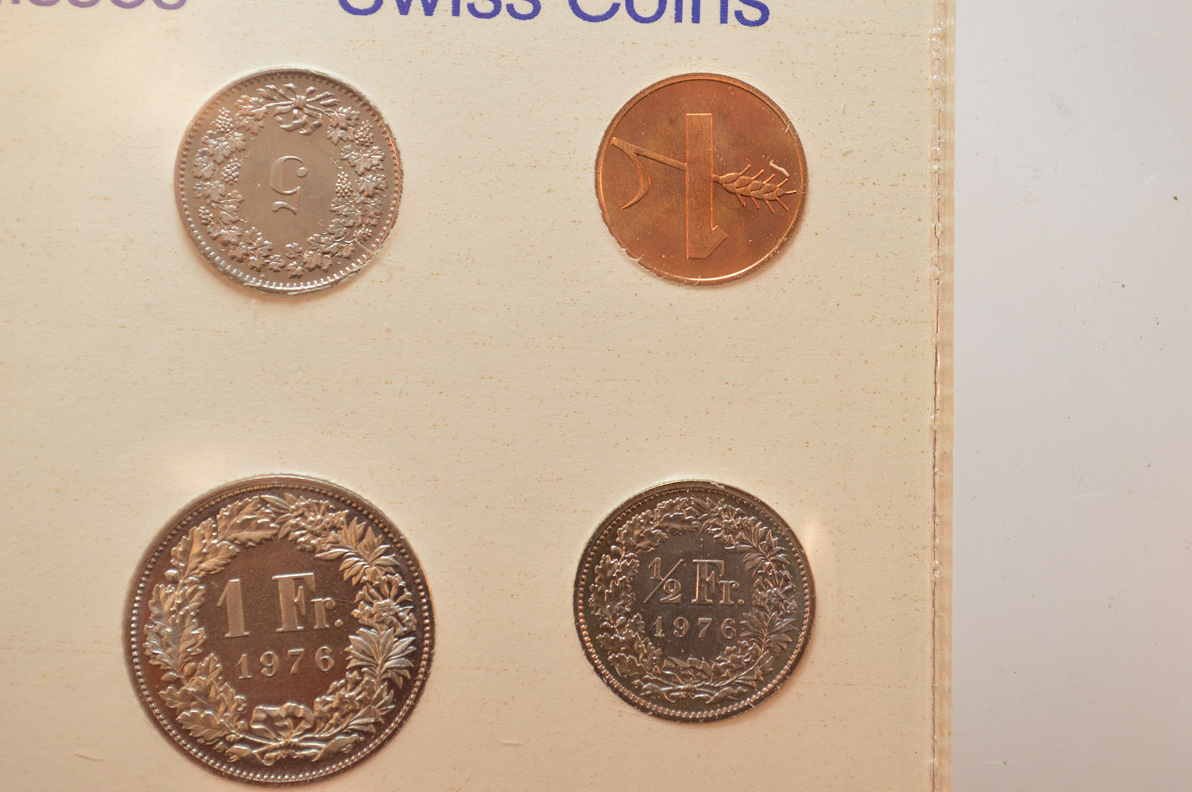 1976 Switzerland Swiss 8 Coin Mint Set | Property Room