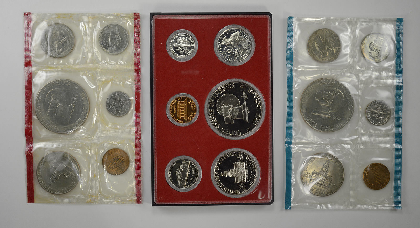 1976 US Proof & Mint Sets - Coin Collection Bundle - 2 Sets - 1 Price ...