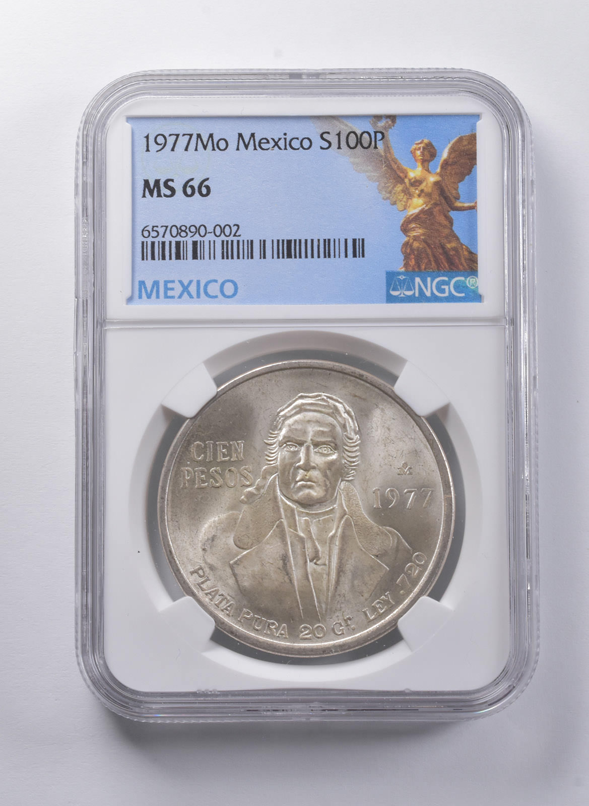 1977 Mexico 100 Pesos SILVER NGC MS66 MEXICO Mexican | Property Room