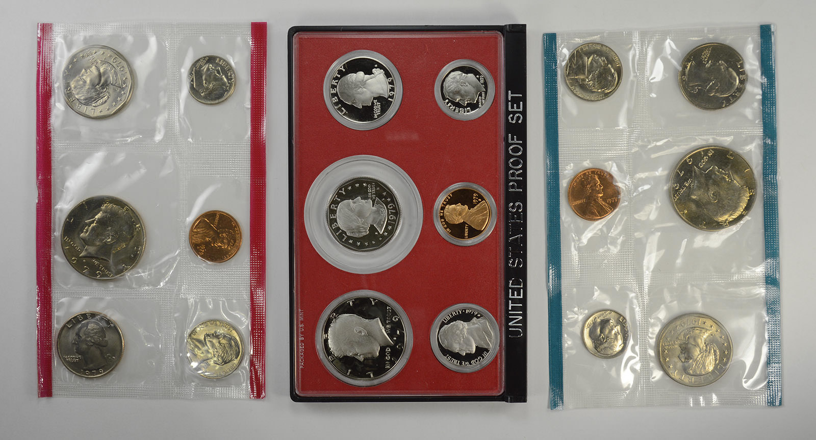 1979 US Proof & Mint Sets - Coin Collection Bundle - 2 Sets - 1 Price | Property Room