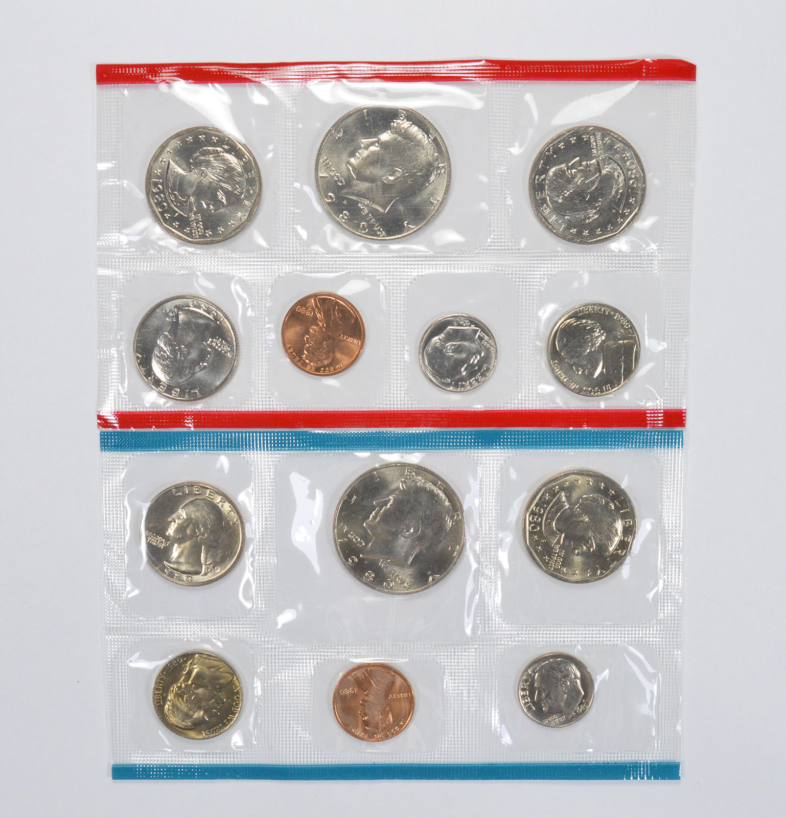1980 United States Mint Uncirculated Coin Sets | Property Room