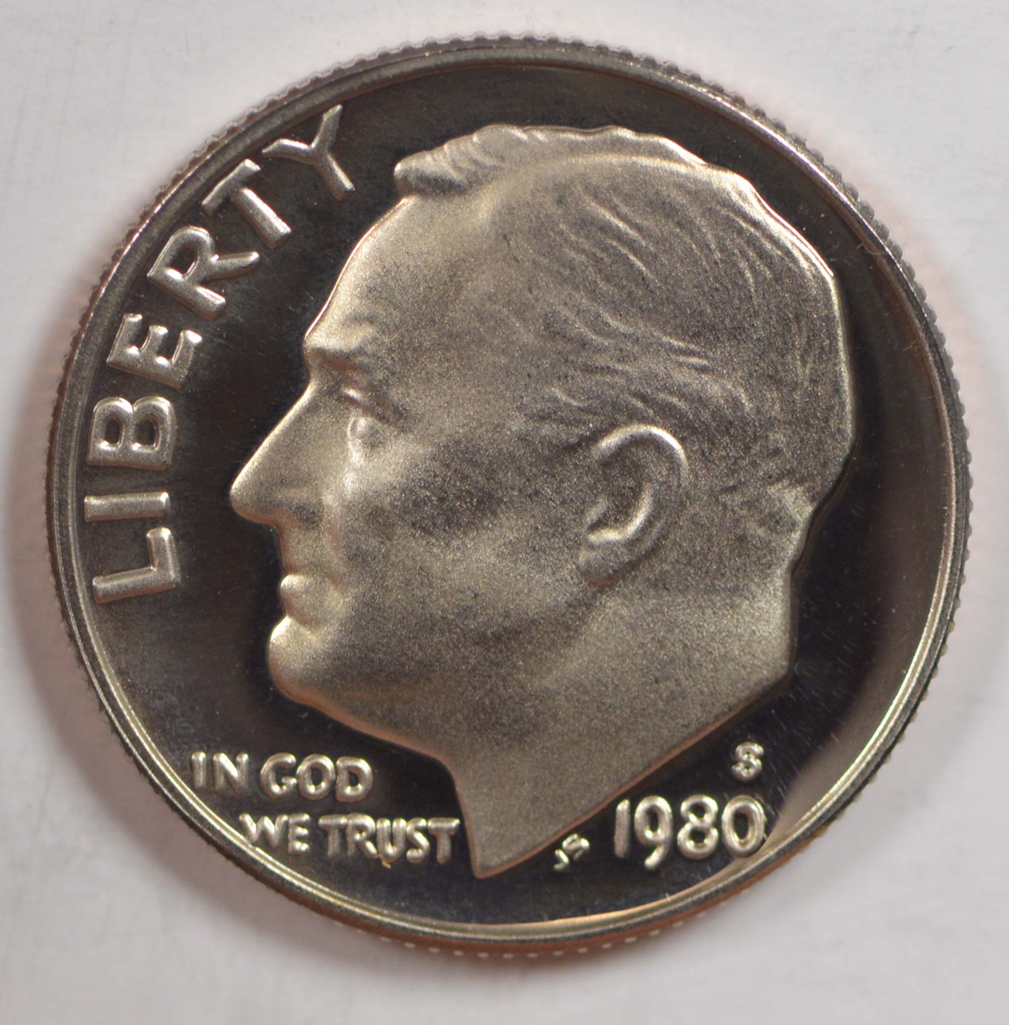 1980-S PROOF Roosevelt Dime - San Francisco Minted | Property Room