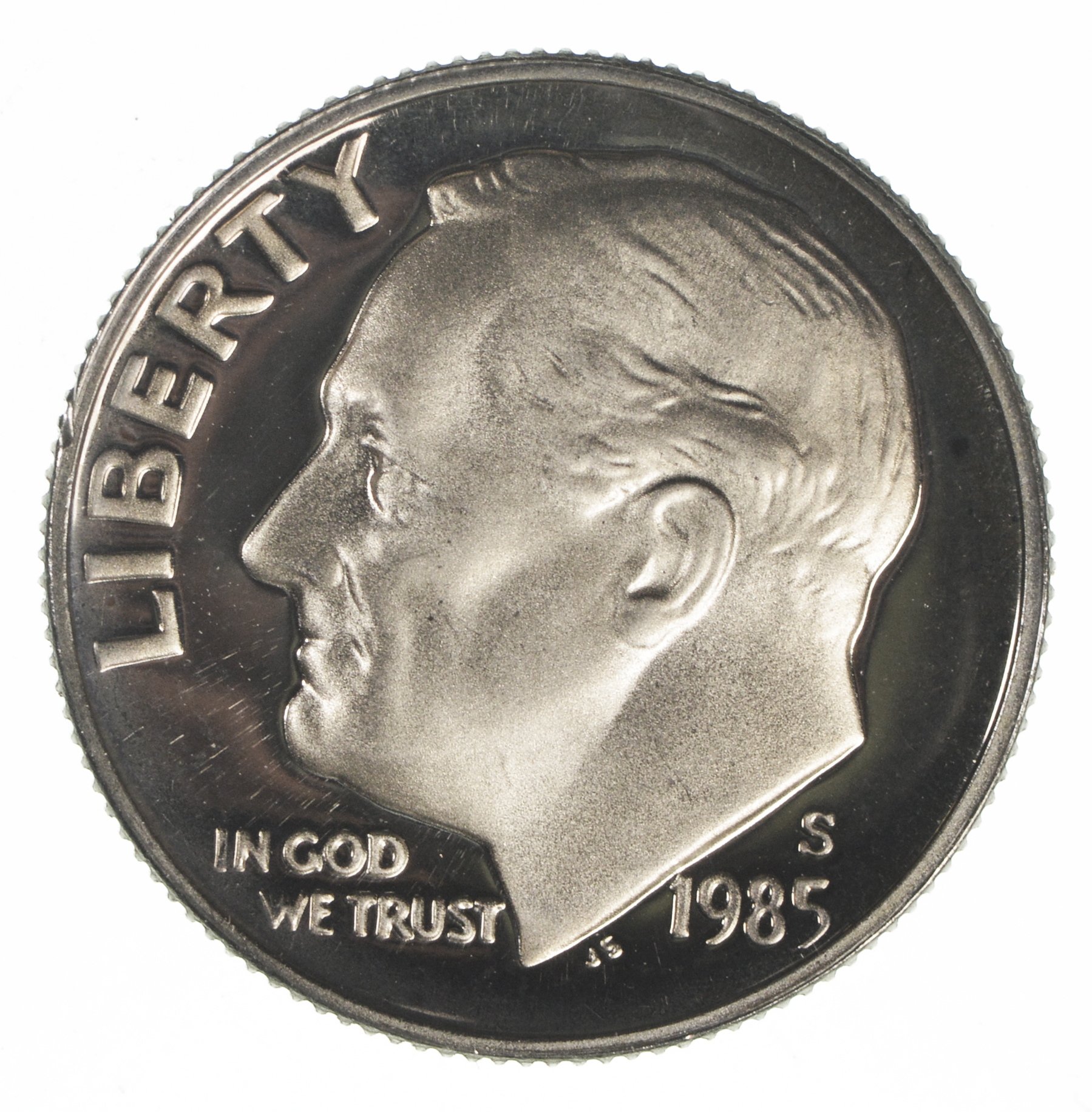 1985 -S San Francisco PROOF Roosevelt Dime | Property Room