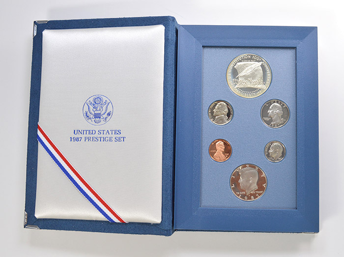 1987 Constitution Prestige Deep Cameo Proof Set as Issued by the U.S ...