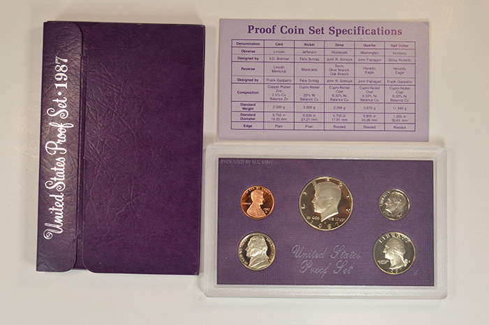 1987-S Deep Cameo Proof Set | Property Room