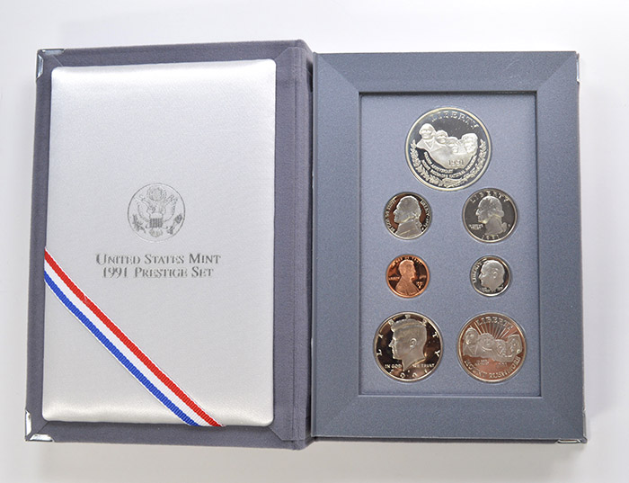 1991 Mt. Rushmore US Mint - Prestige Proof Set - Includes Mt. Rushmore ...