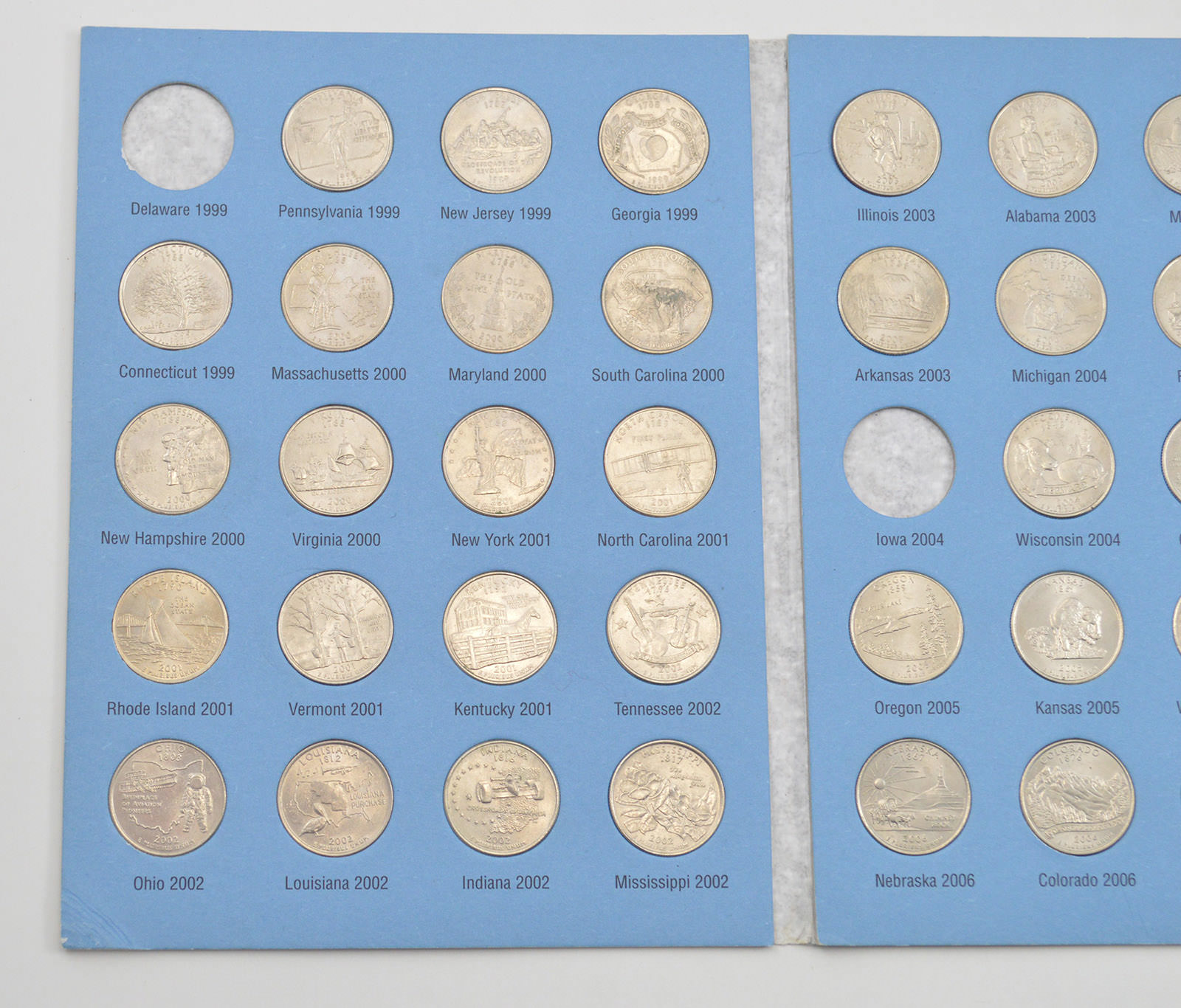 1999-2016 Washington Quarter US Coin Collection Set Non-Silver Lot ...