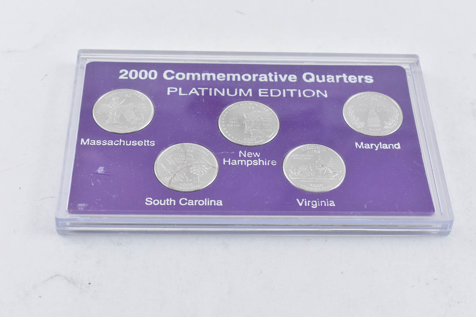 2000 Commemorative Quarters Platinum EditionMint Edition*In Original ...