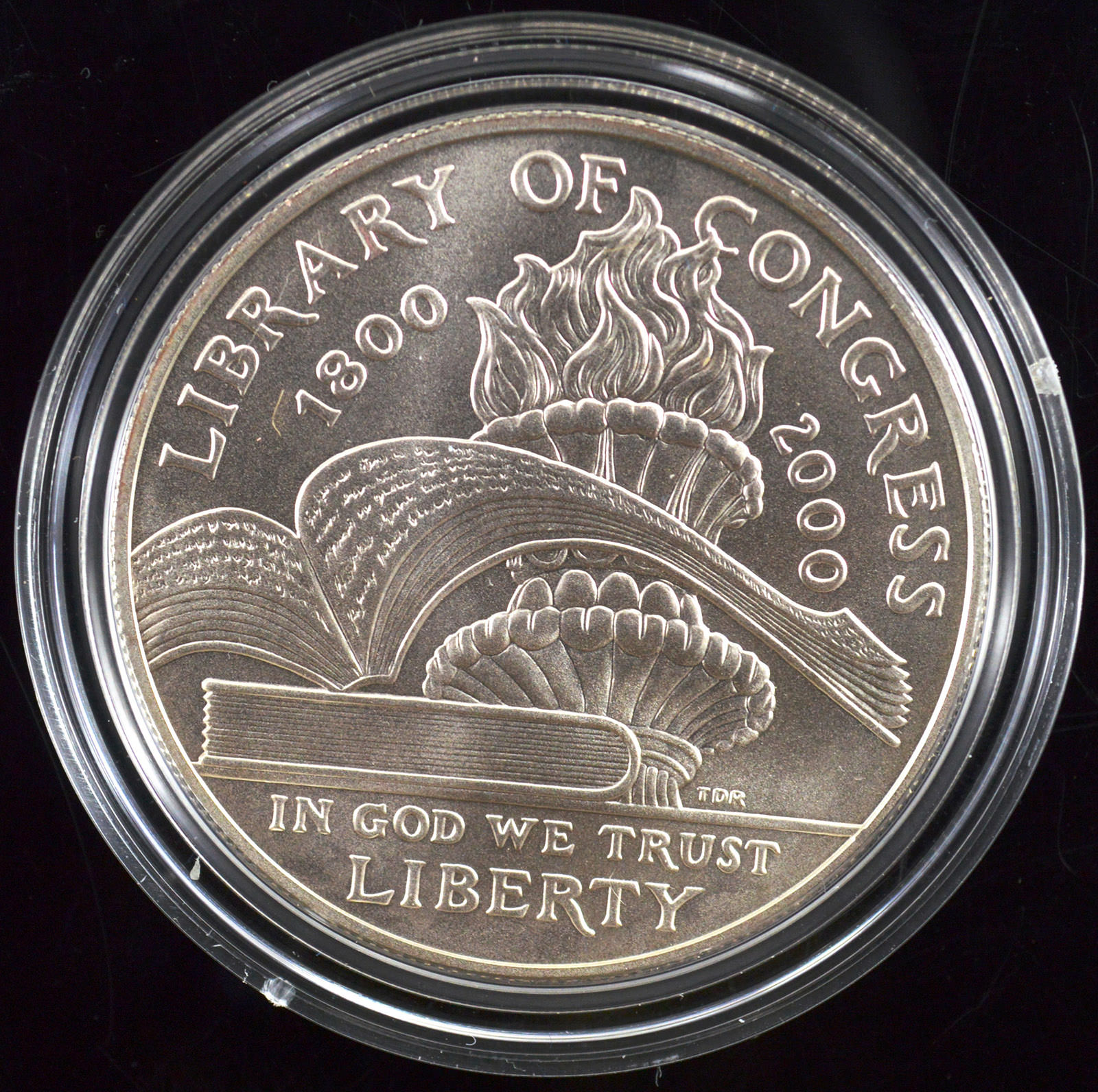 2000-P $1 Library Uncirculated US Commemorative Silver Dollar Original ...