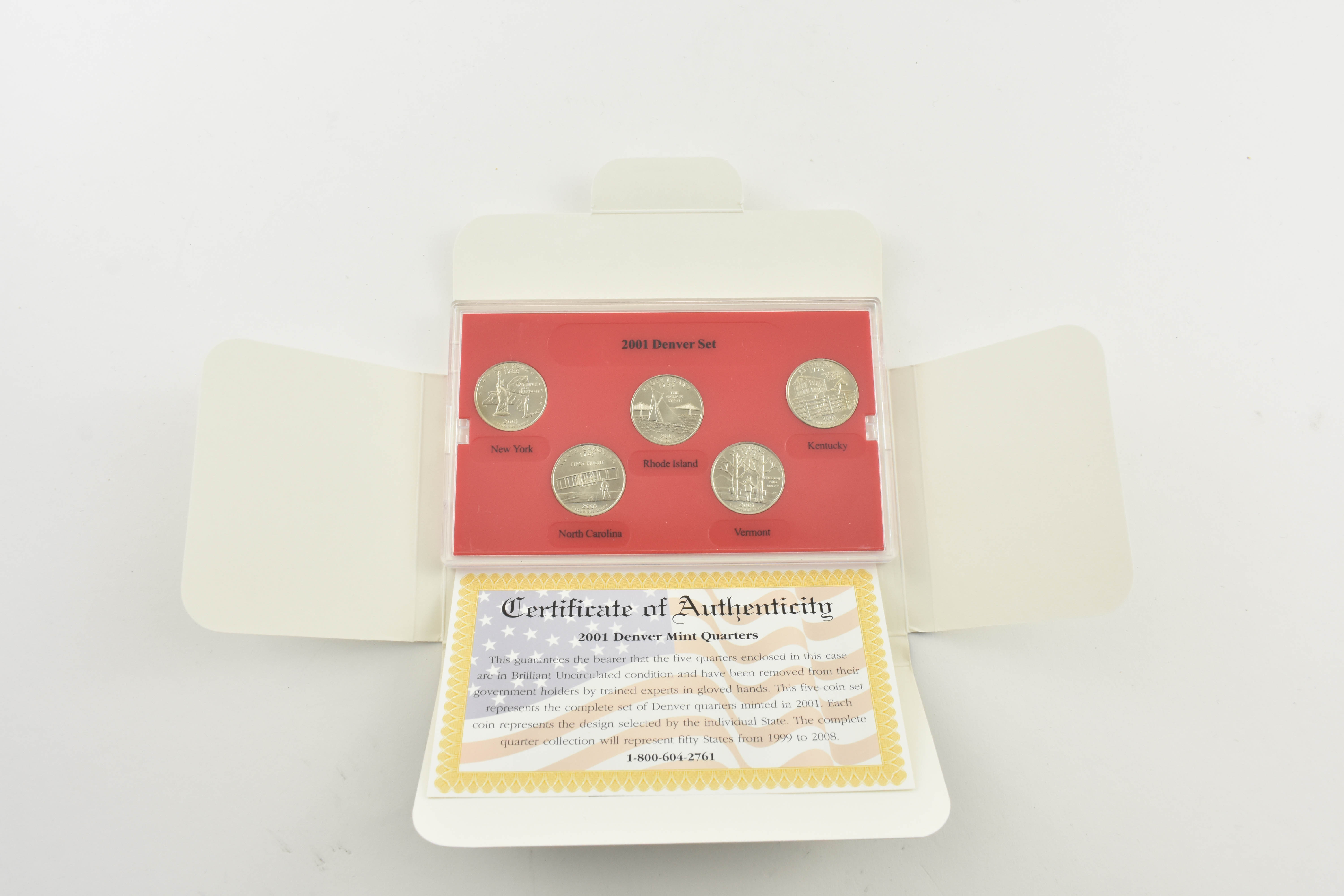 2001 Commemorative Quarters Denver Mint Edition *In Original Packaging ...