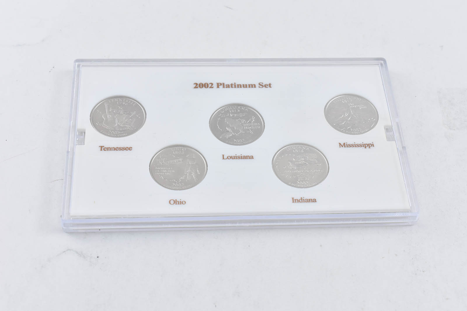 2002 Commemorative Quarters Platinum EditionMint Edition*In Original ...