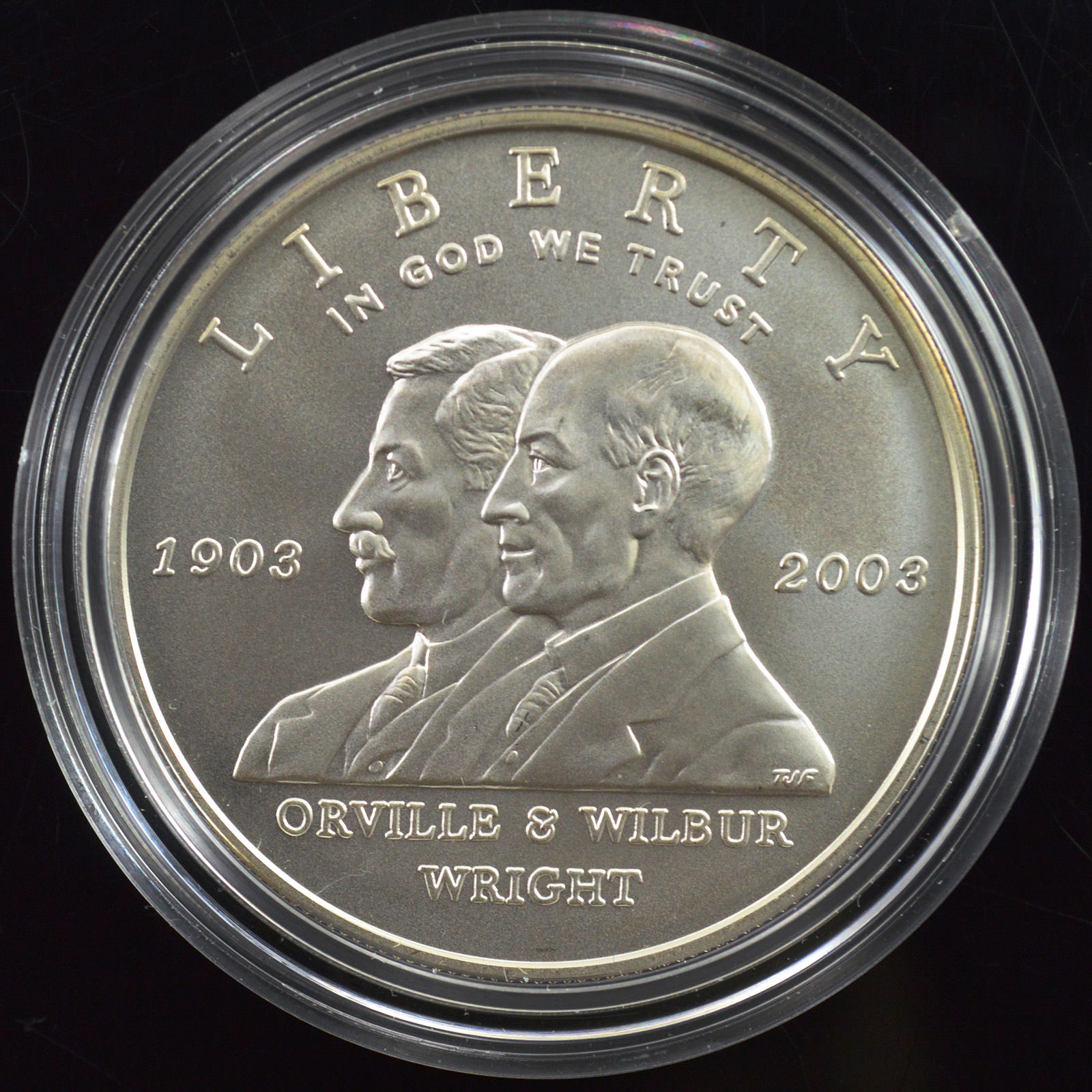 2003-P $1 First Flight Uncirculated US Commemorative Silver Dollar ...