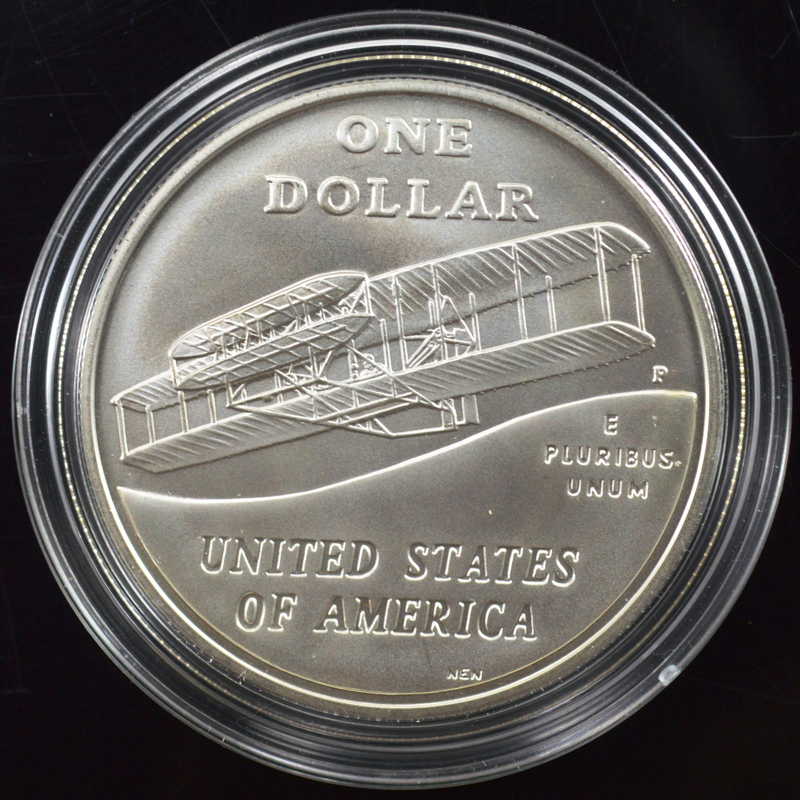 2003-P $1 First Flight Uncirculated US Commemorative Silver Dollar ...