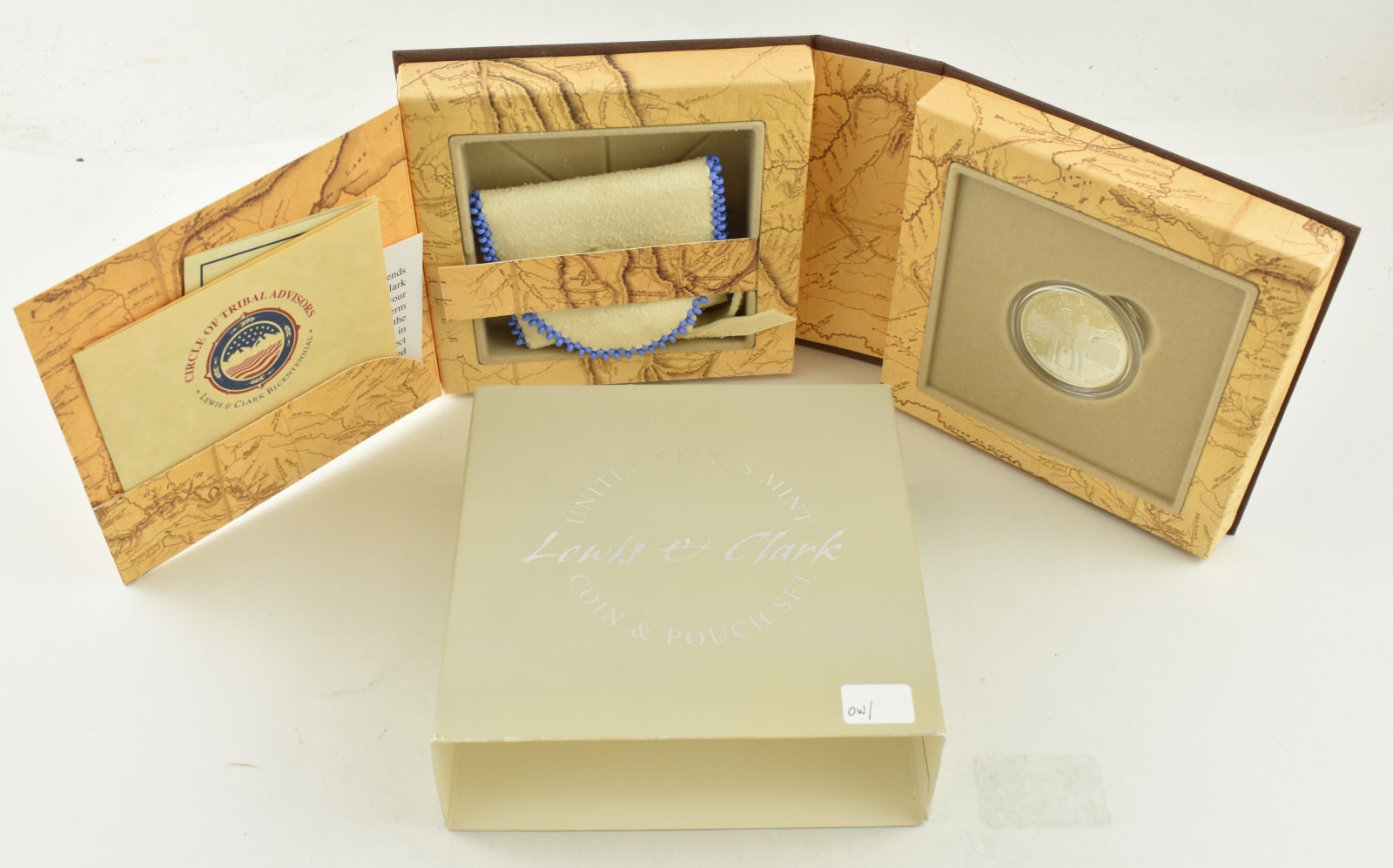 2004-P Lewis & Clark Commemorative Dollar Coin & Pouch Set Box & COA ...