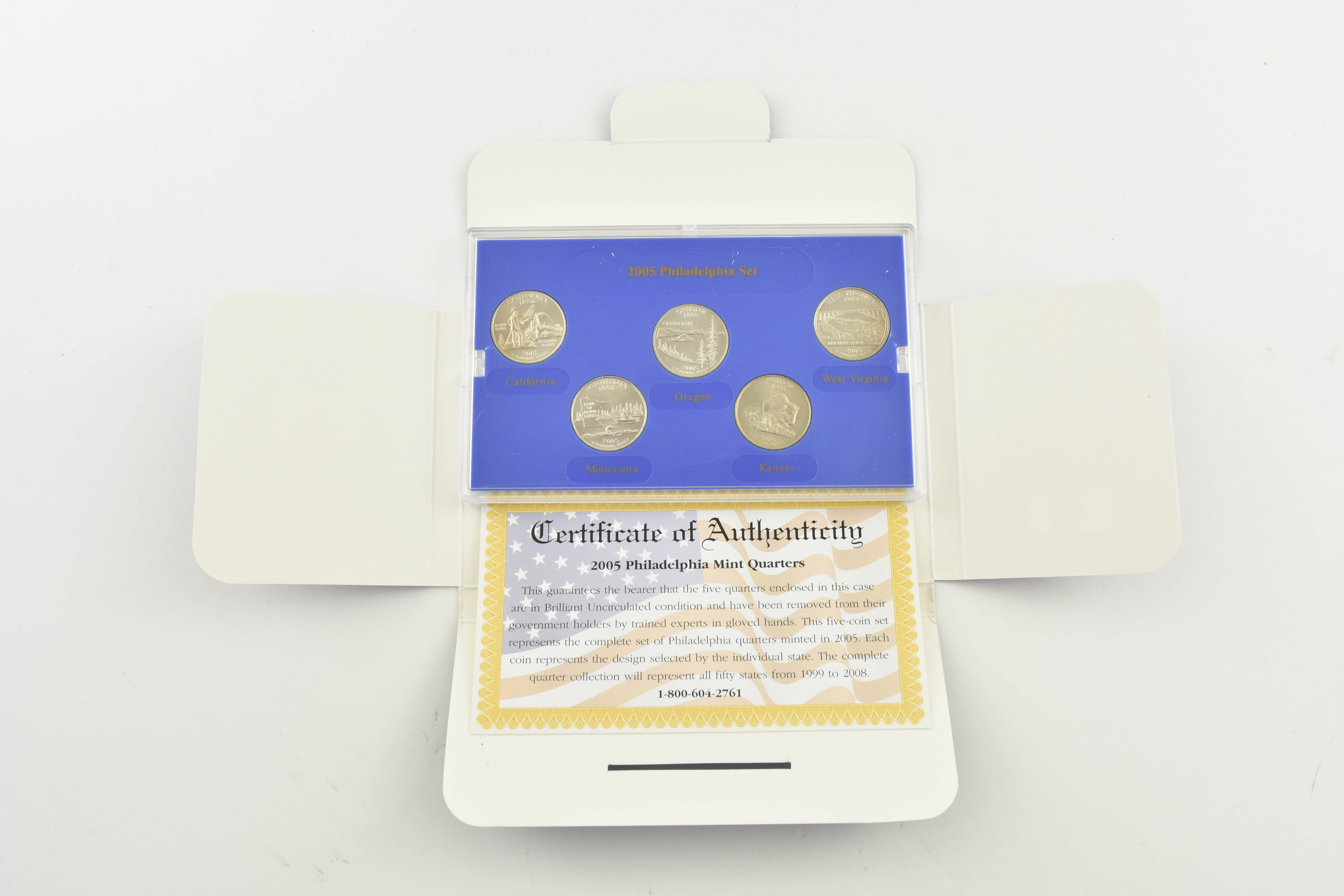 2005 Commemorative Quarters Philadelphia Mint Edition *In Original ...