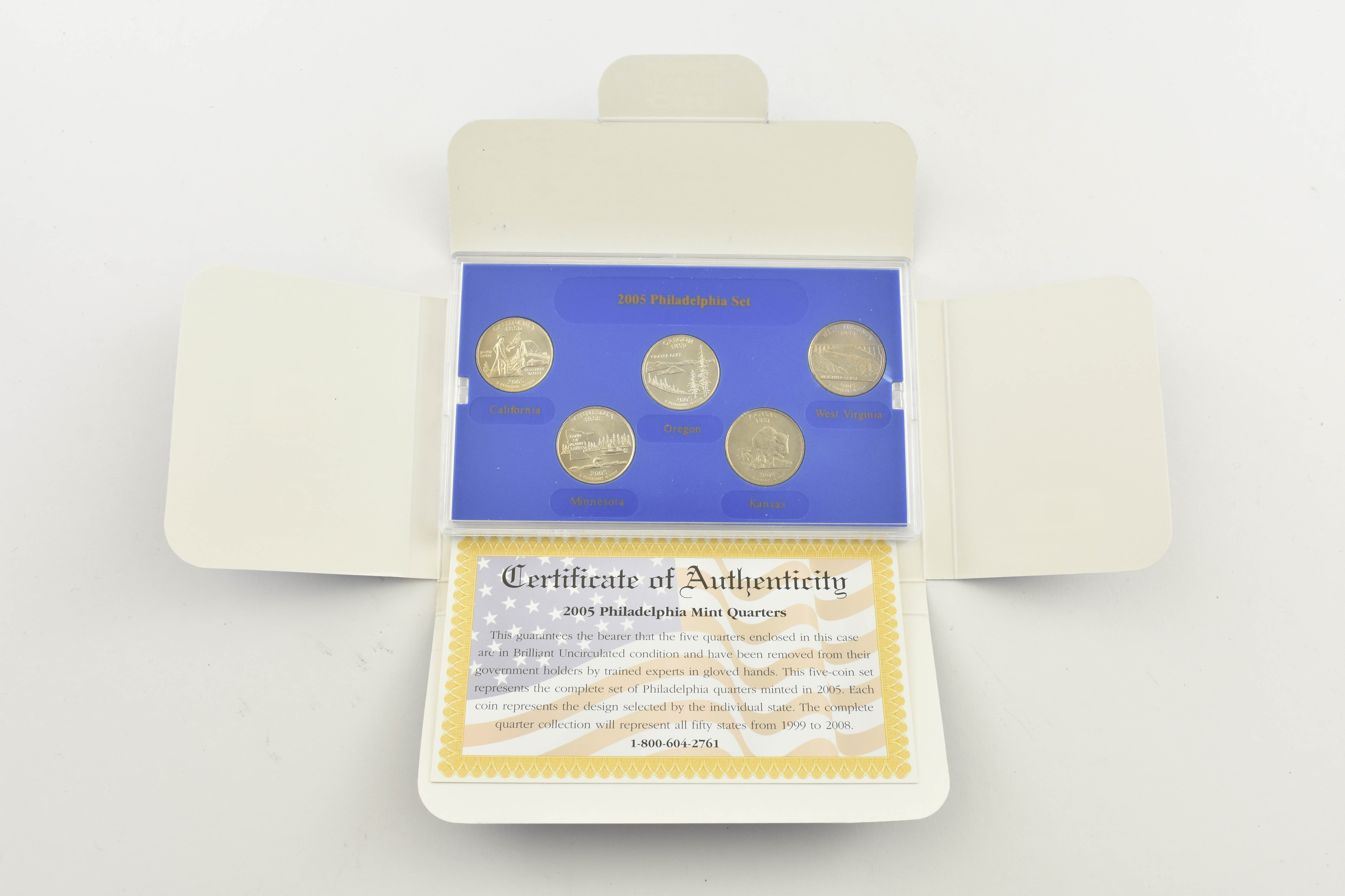 2005 Commemorative Quarters Philadelphia Mint Edition *In Original ...