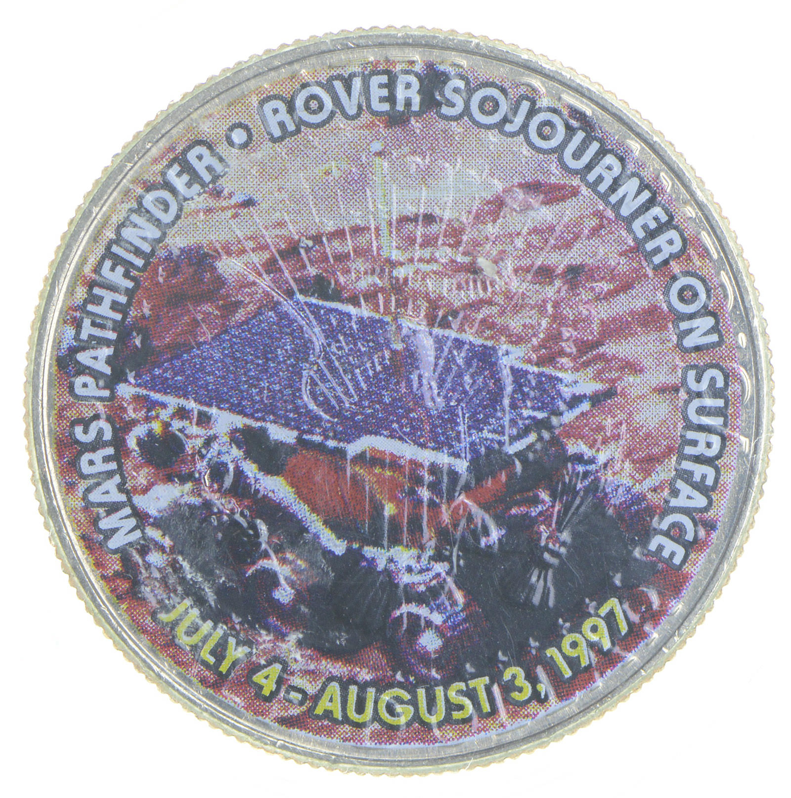 2005-D Commemorative Space Overlay Kennedy Half Dollar - Mars ...