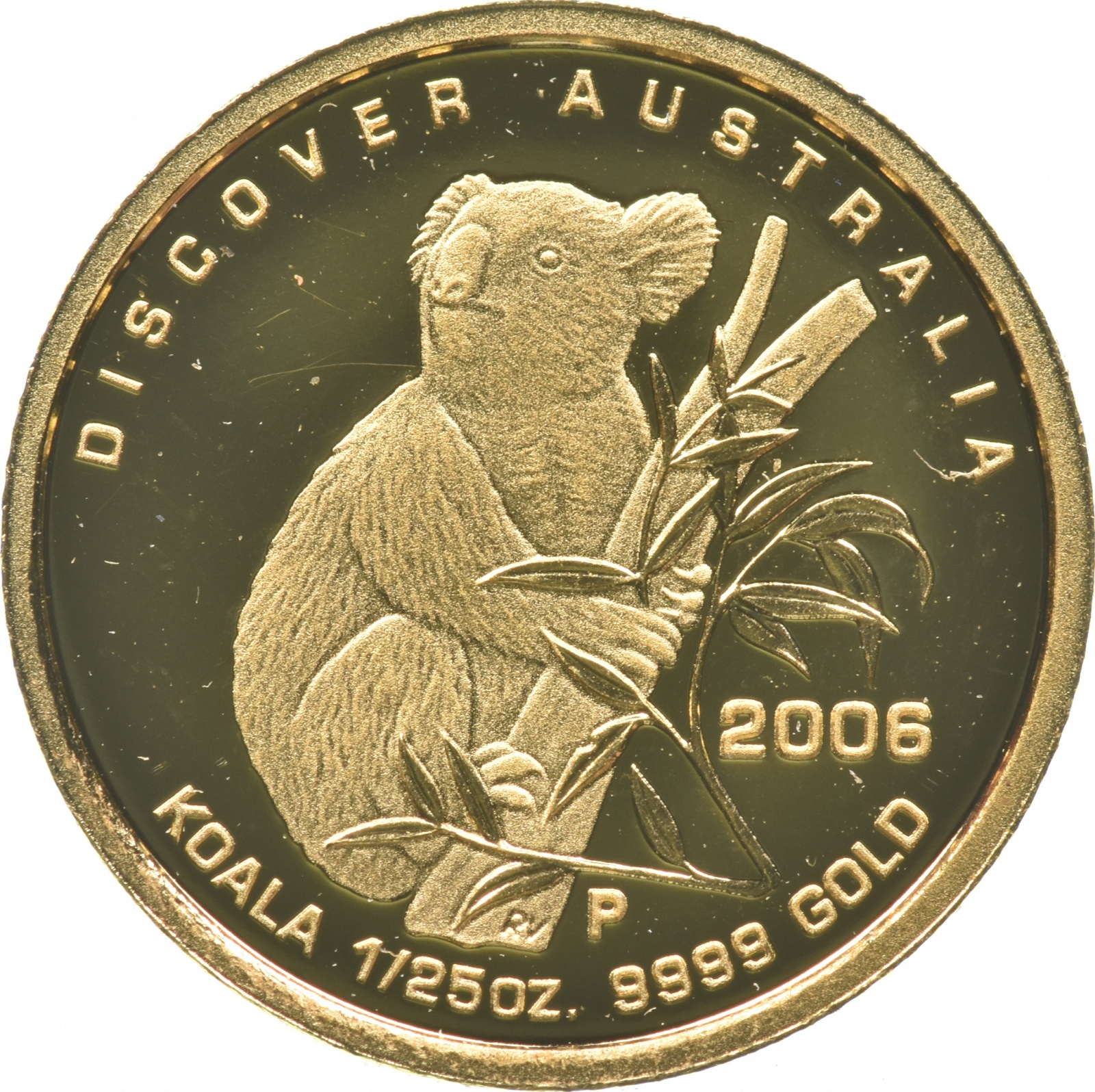 2006 Australia 5 Dollars - 1/25 Oz. Gold Koala | Property Room
