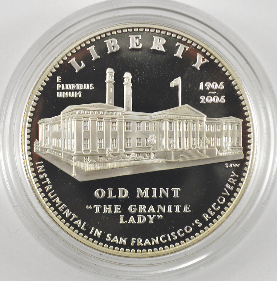 2006 San Francisco Old Mint Commemorative Proof Silver Dollar w/ Box ...