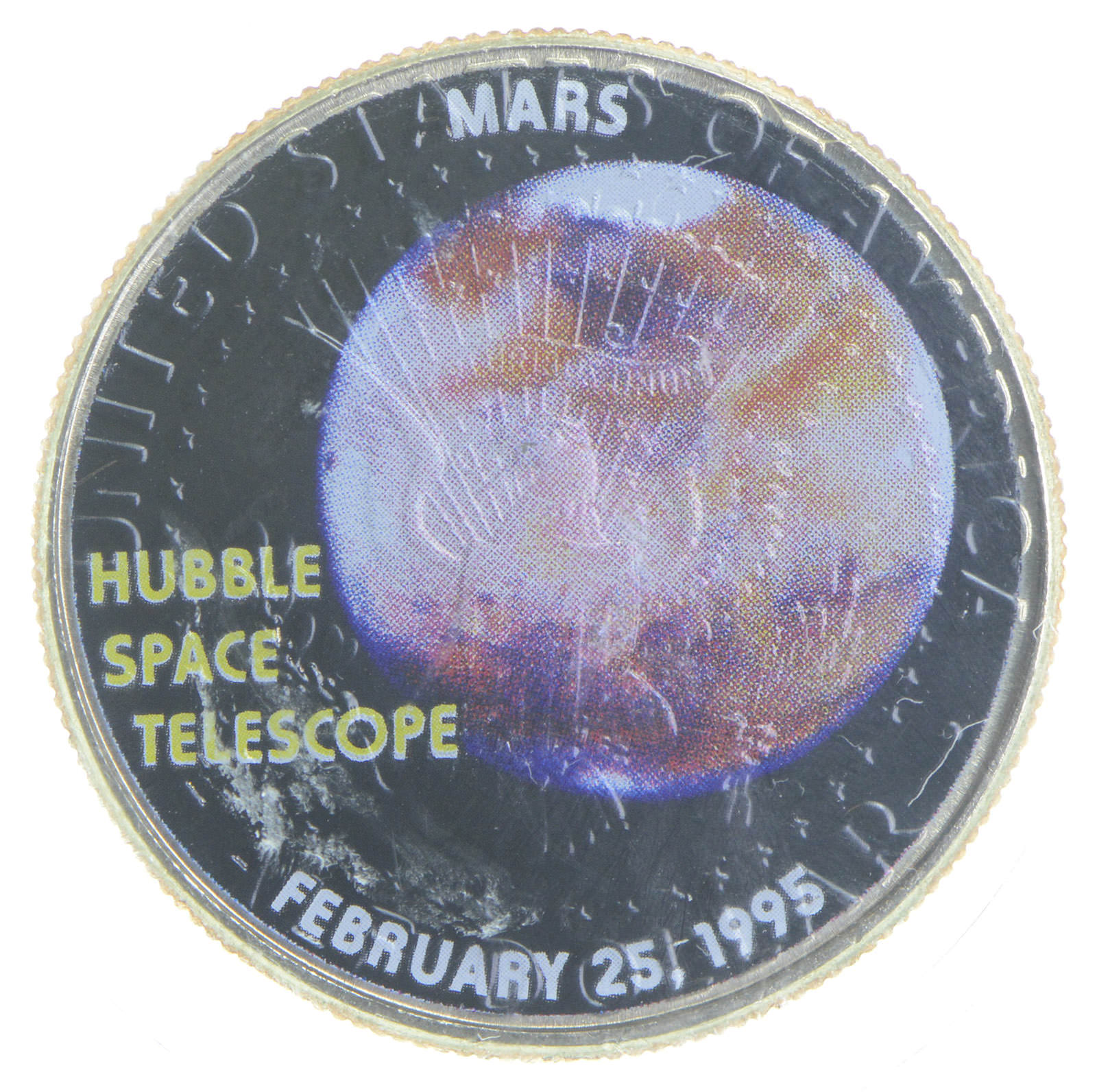 2006-P Commemorative Space Overlay Kennedy Half Dollar - Mars - US Coin ...