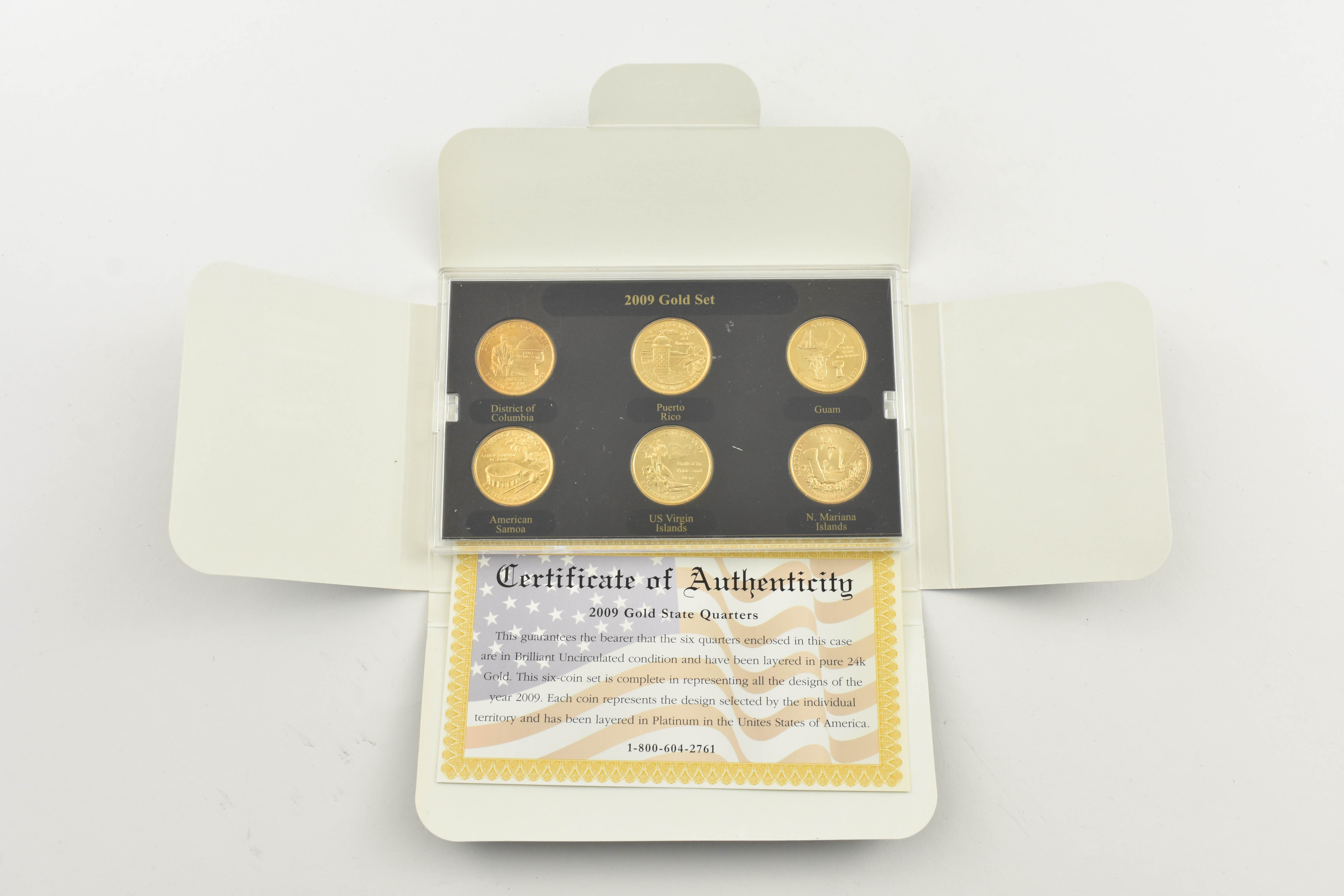 2009 Commemorative Quarters Gold Mint Edition *In Original Packaging ...