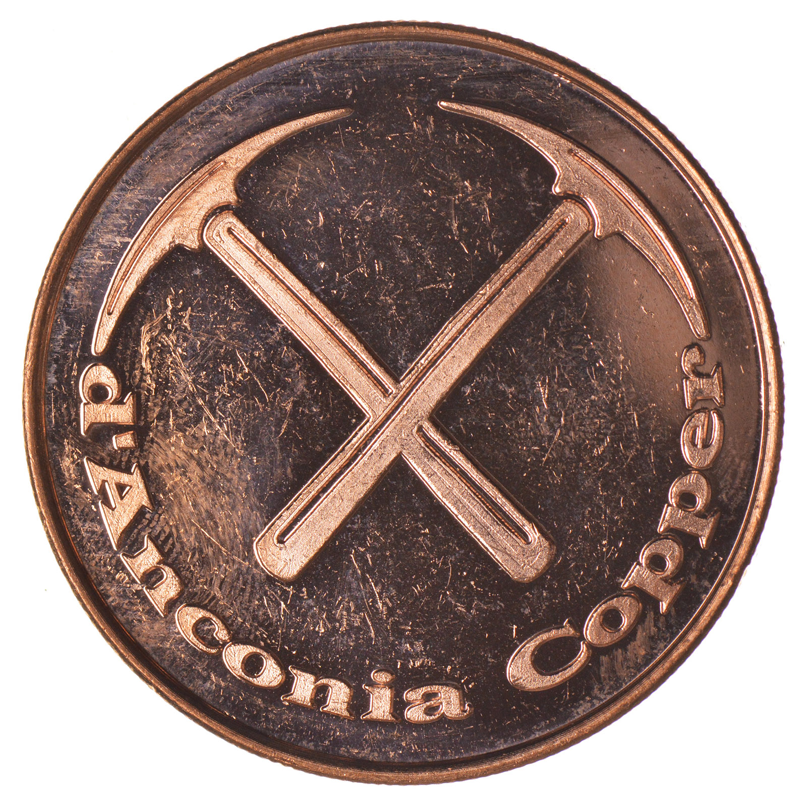 2011 One Oz. .999 Fine Copper Proof D'Anconia Round | Property Room