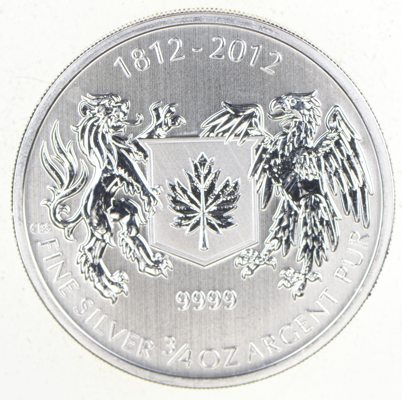2012 Canada $1 War Of 1812 .9999 Silver 3/4 Troy Oz. BU Coin | Property ...