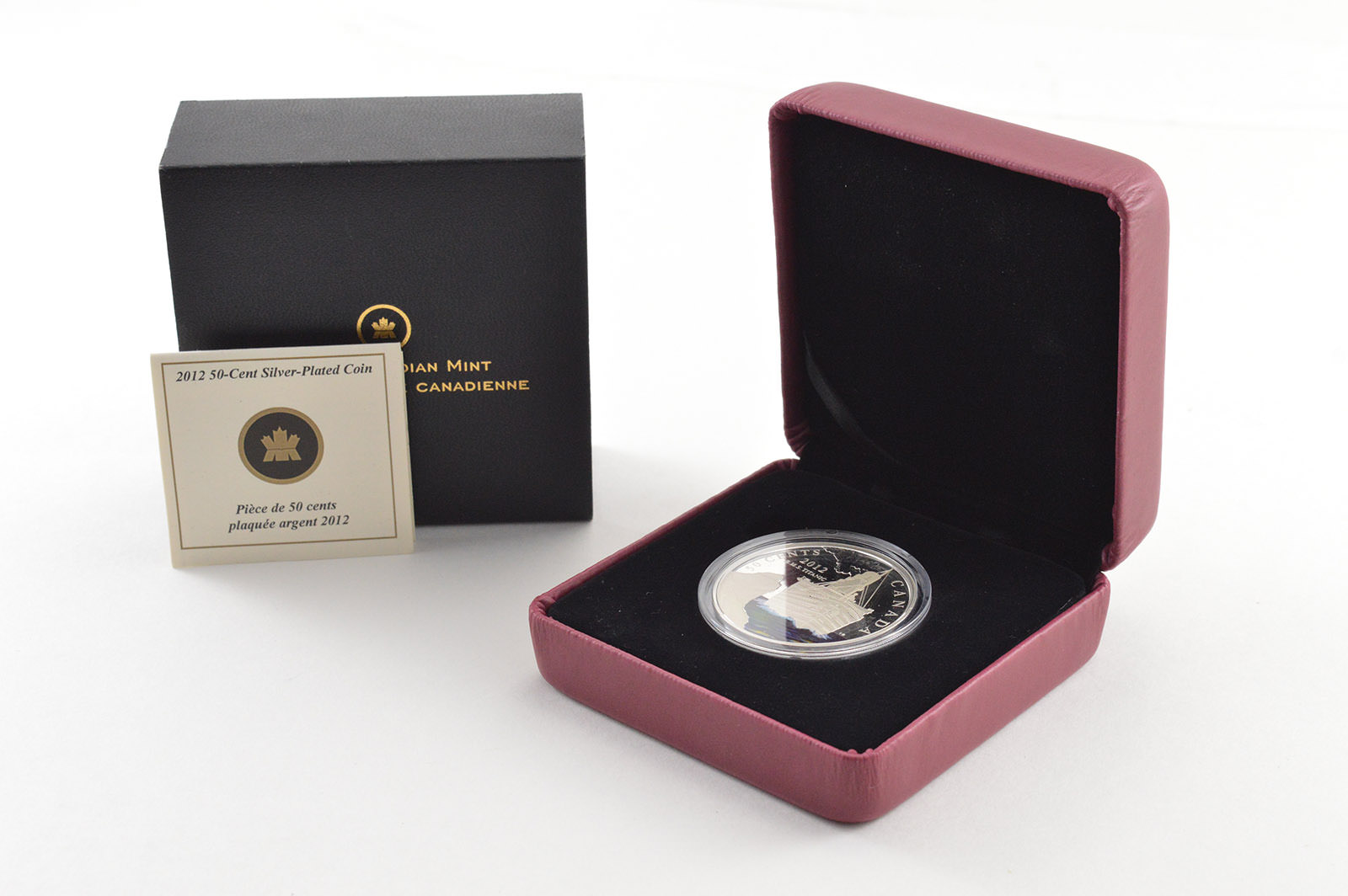 2012 Canada 50 Cents - R.M.S. Titanic Silver Plated Coin - Box & COA ...