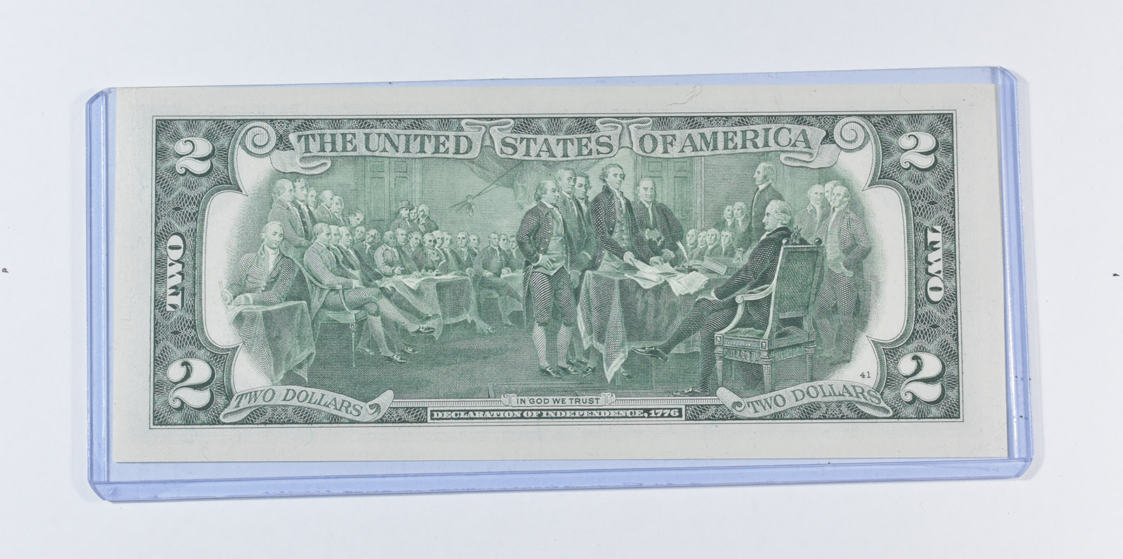 2013 Gold Tone Detailed Colorized Overlay Limited Edition 2 FRN Note ...