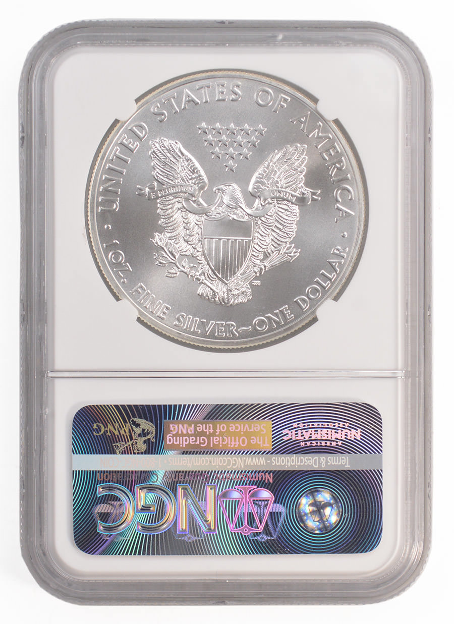2015 MS-70 American Silver Eagle - Early Release - Graded NGC MS-70 ...