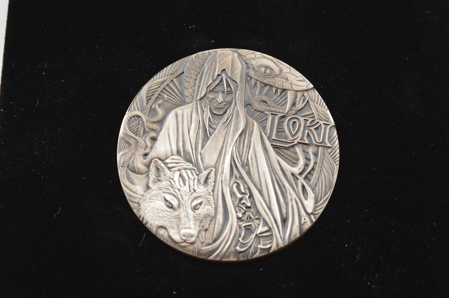 2016 Tuvalu $2 - Norse Gods Loki - 2 Oz Silver Coin - Box & COA ...