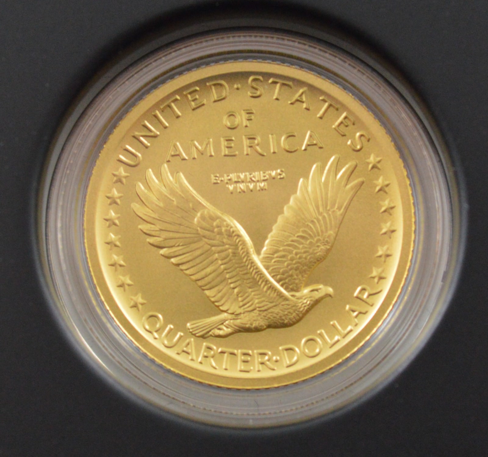 2016-W Standing Liberty Quarter Centennial .999 Fine Gold Coin - Box ...