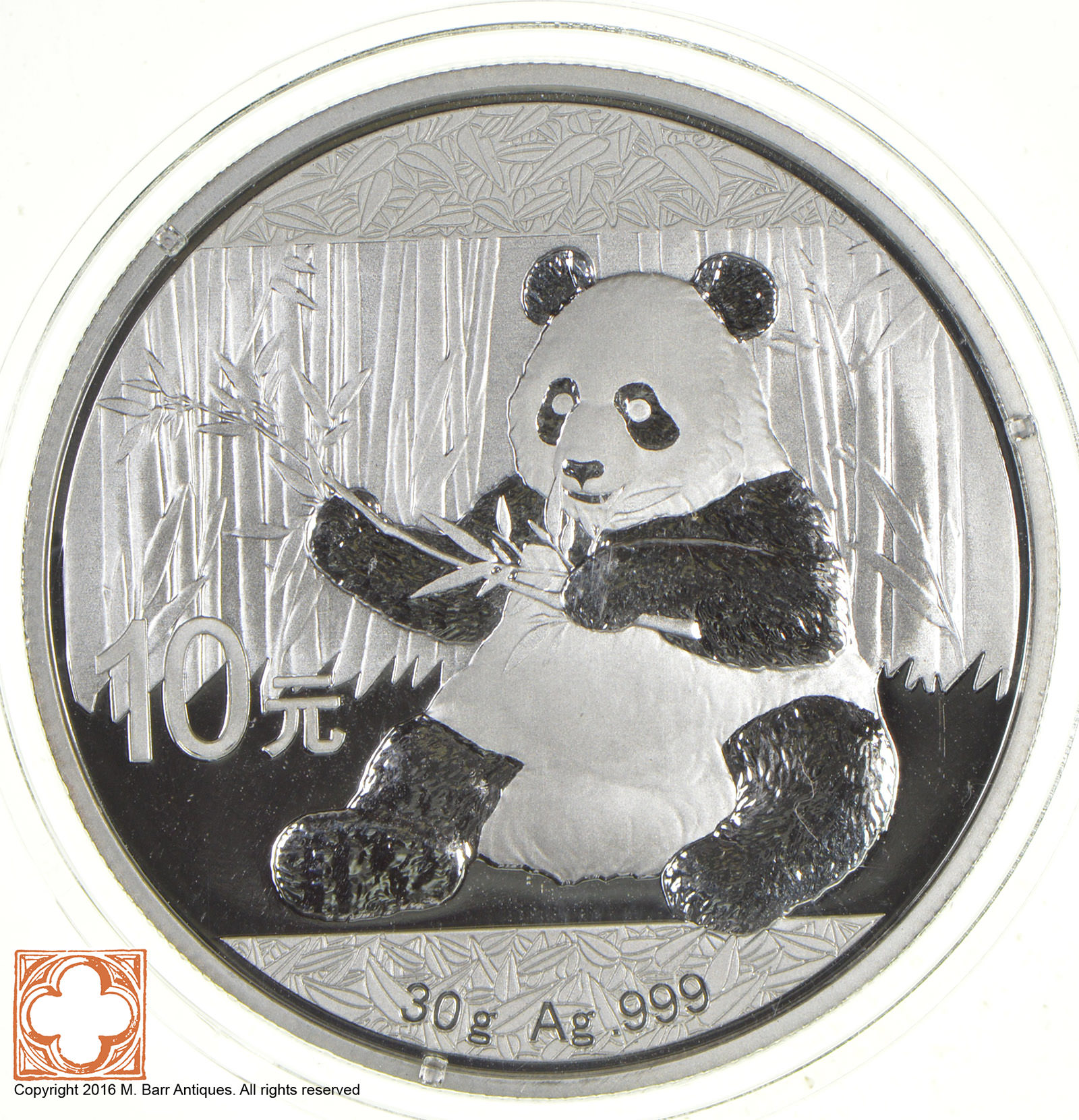 2017 1 Troy Oz .999 Fine Silver Chinese Panda - Stunning - Limited ...