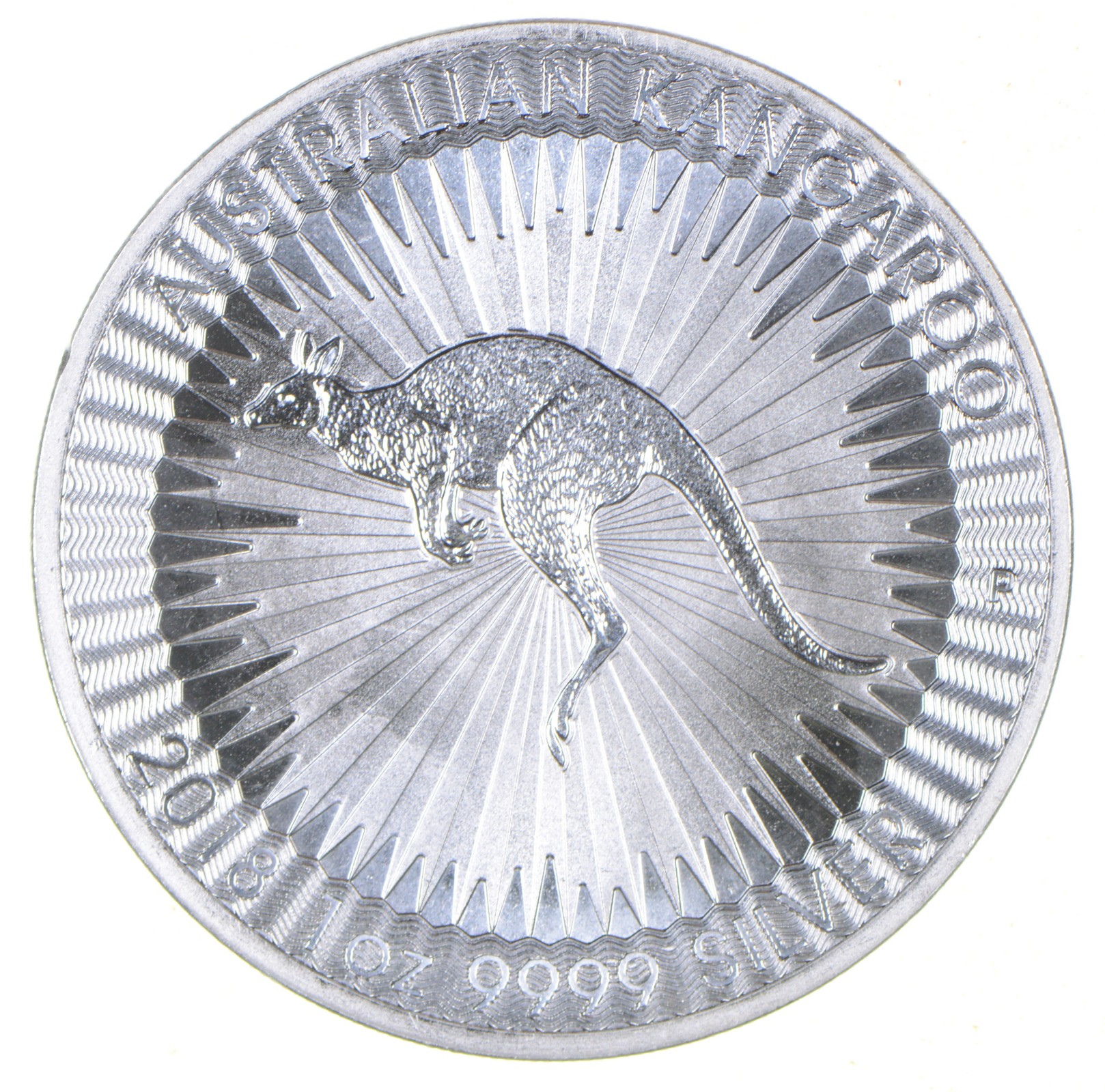 2018 - Australia $1 Dollar Kangaroo - 1 Troy Oz .9999 Fine Silver ...