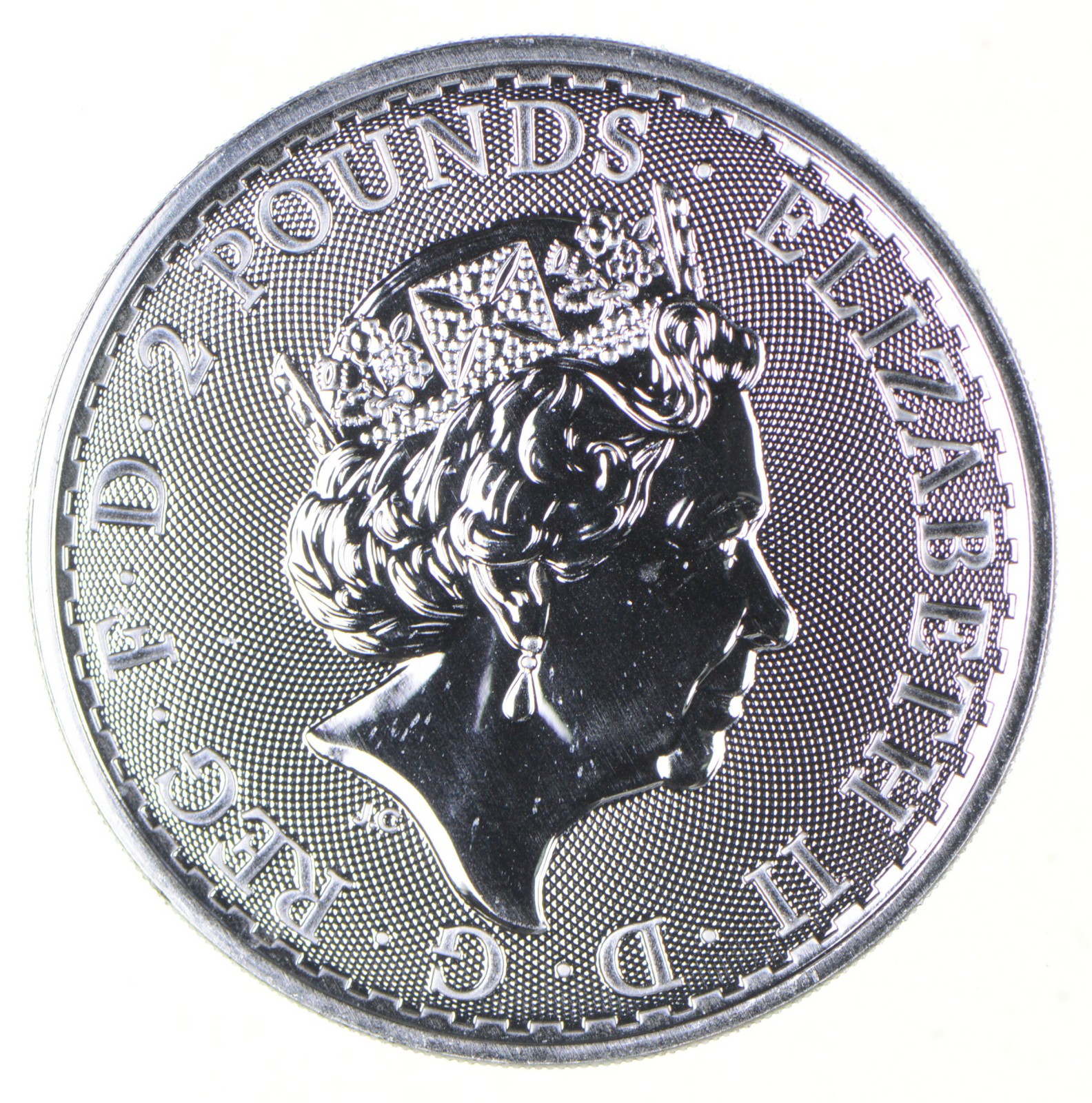 2019 - Great Britain 2 Pounds Silver Britannia - 1 Troy Oz .9999 Fine ...