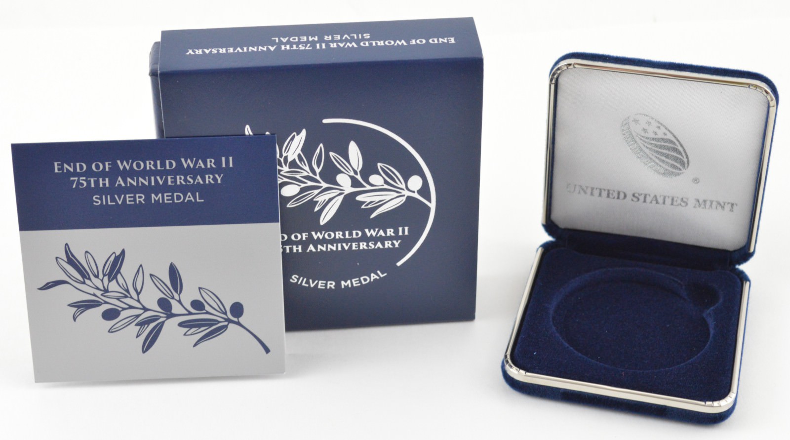 2020 End Of World War II 75th Anniv. Silver Medal - David Ryder Signed ...