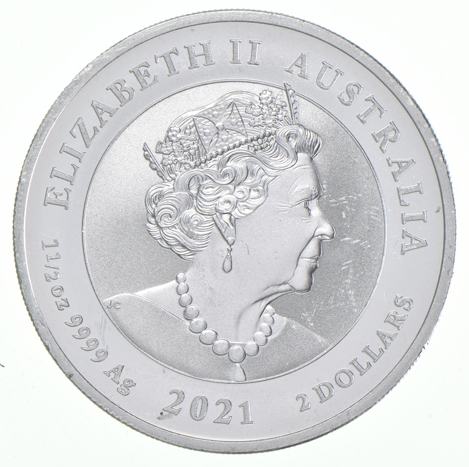 2021 1.5 Oz 9999 Silver Round Piedfort $2 Australian Silver Platypus ...